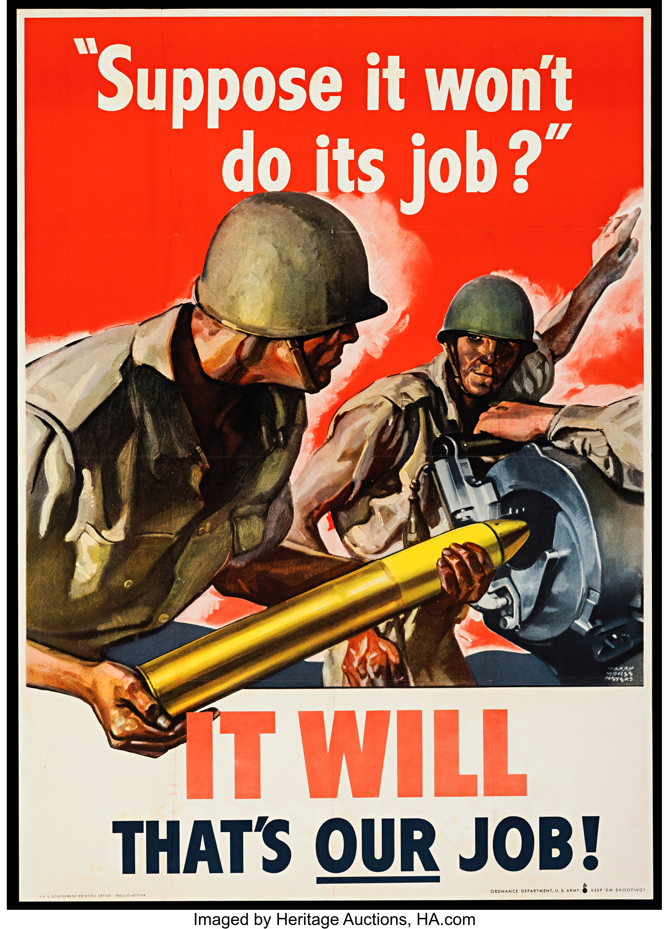 World War II Propaganda (U.S. Government Printing Office, 1942). | Lot ...