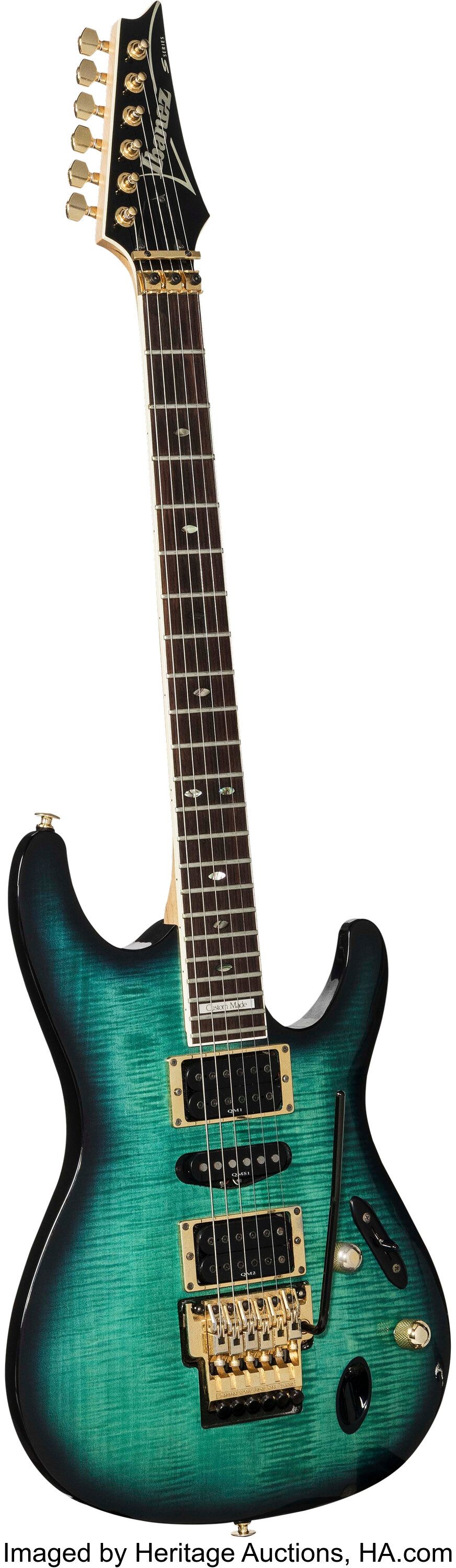 1994 Ibanez S Series Turquoise Solid Body Electric Guitar, Serial | Lot ...