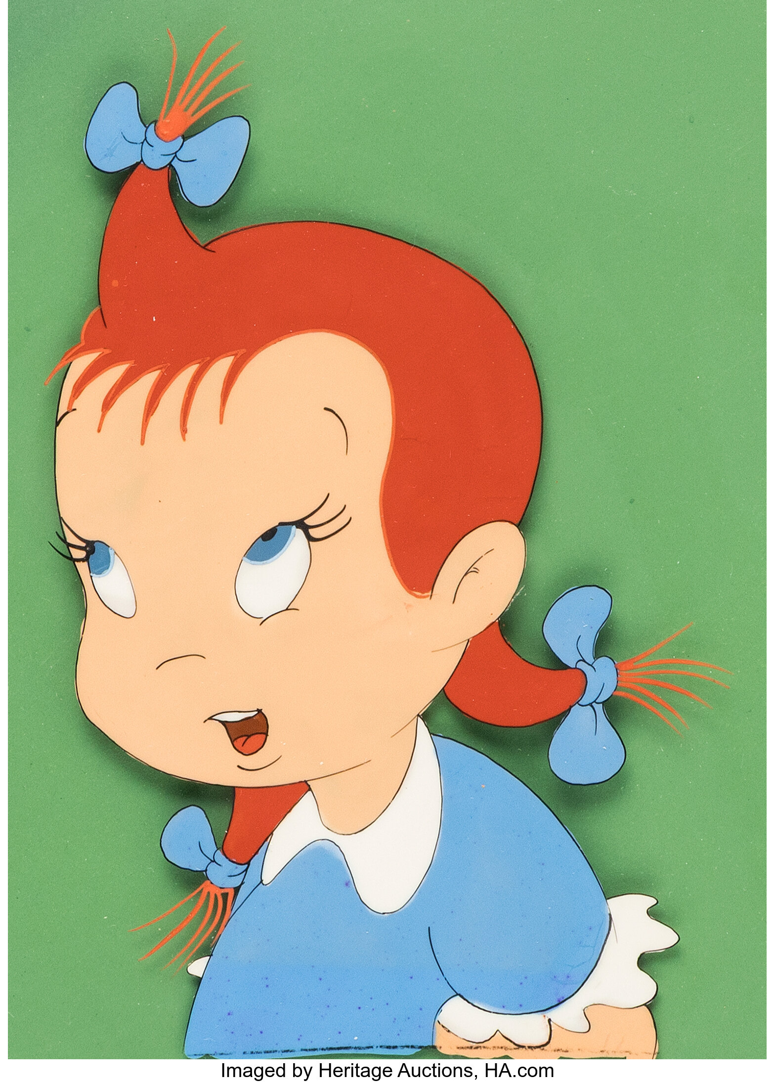 Little Audrey "Goofy Goofy Gander" Production Cel with Custom | Lot ...