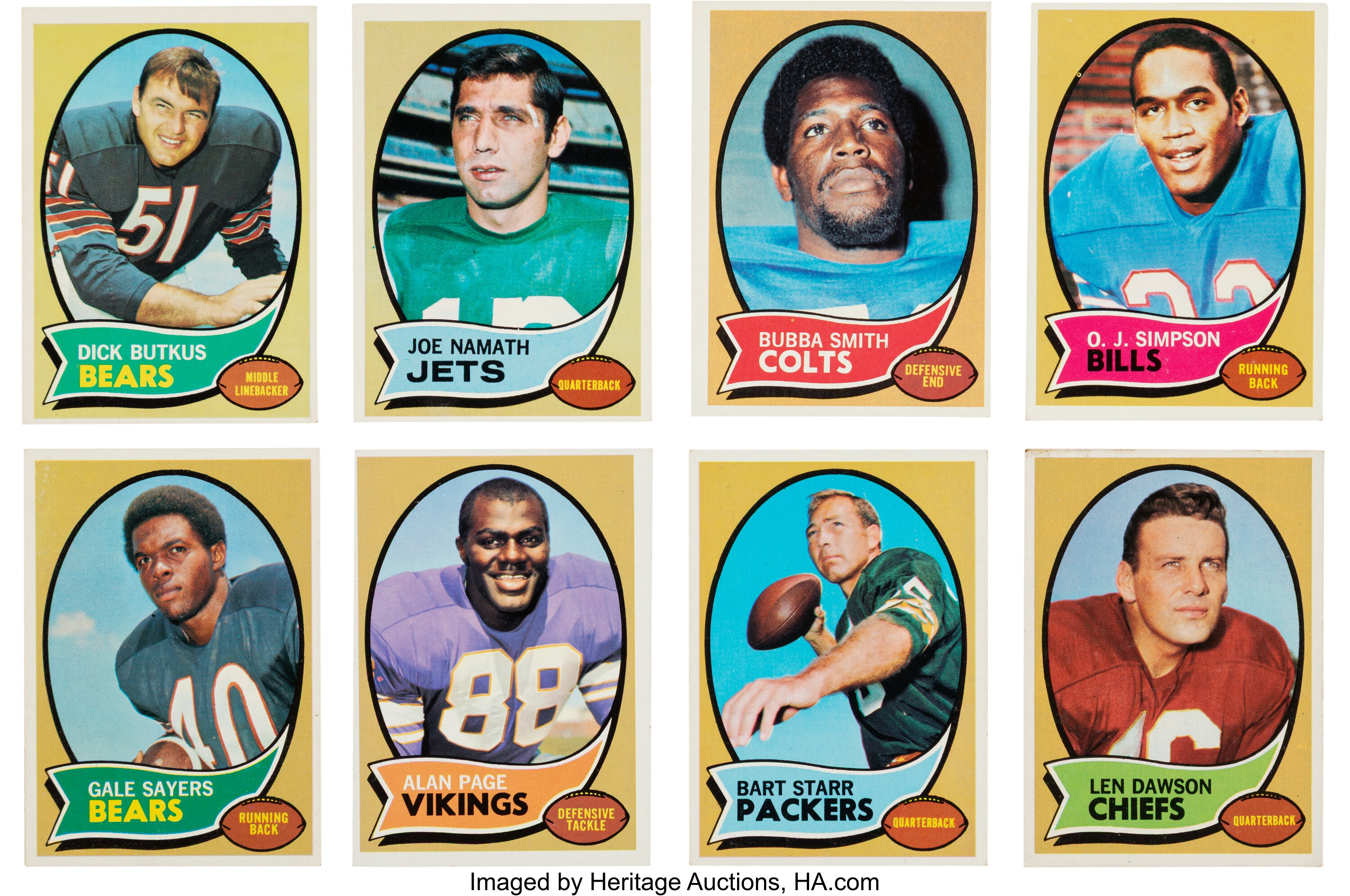 1970 Topps Football Complete Set (263). ... Football Cards Sets | Lot ...