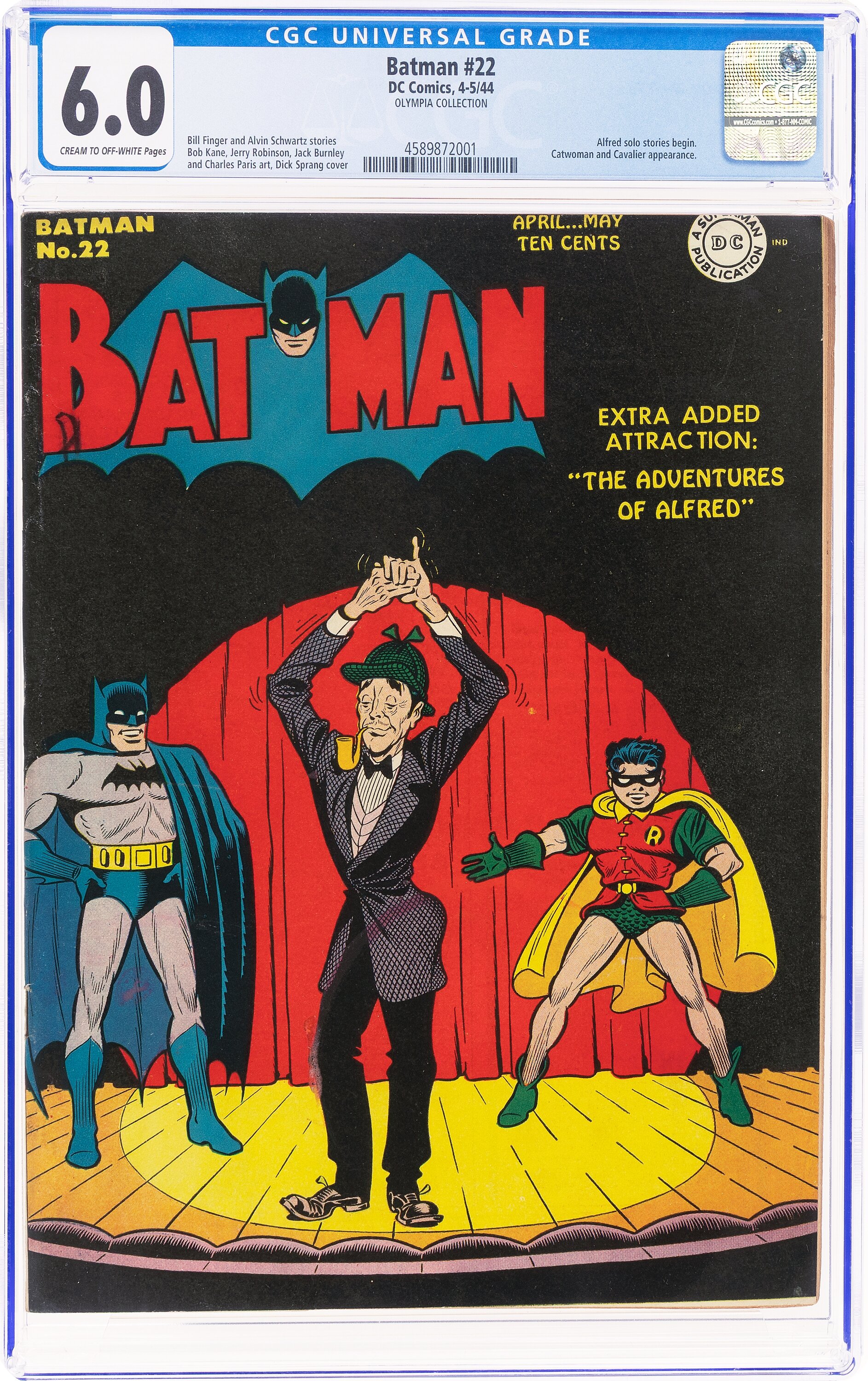 Batman #22 (DC, 1944) CGC FN 6.0 Cream to off-white pages.... | Lot ...