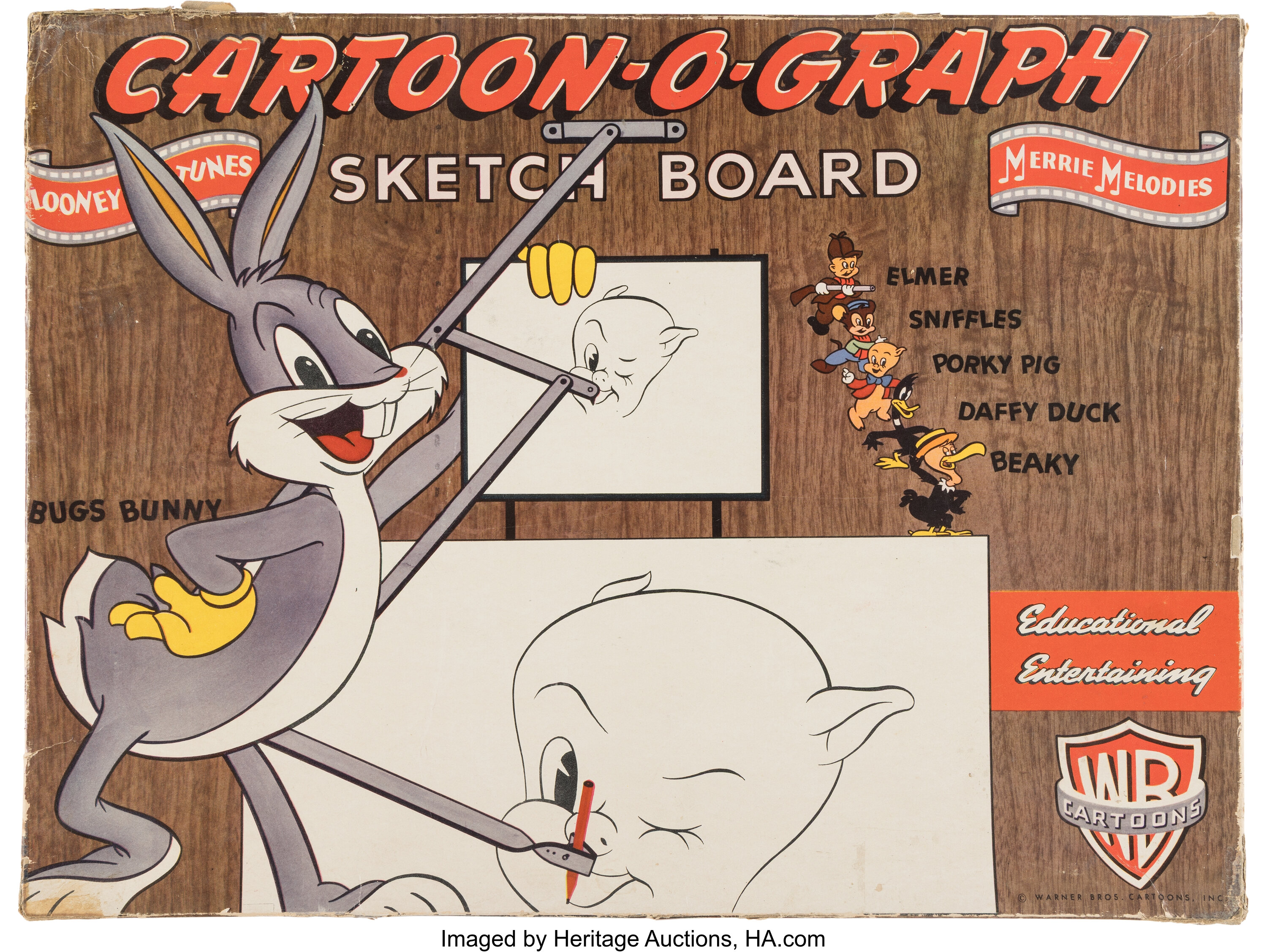 Looney Tunes Cartoon-o-Graph In Original Box (Warner Brothers, c. | Lot ...