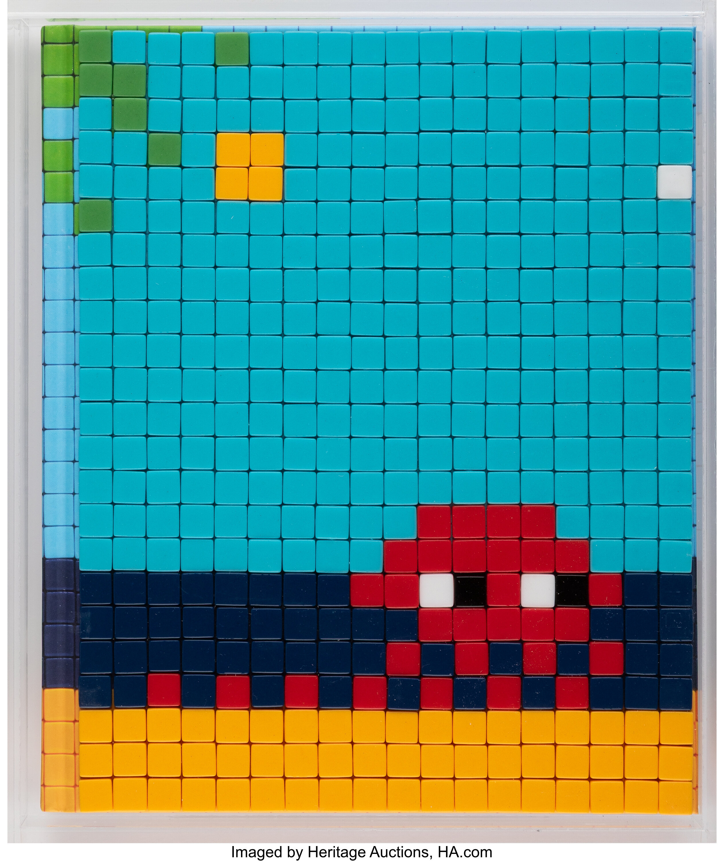 Invader (b. 1969). Invader Guide/ Mission Miami, 2012. Micro mosaic ...