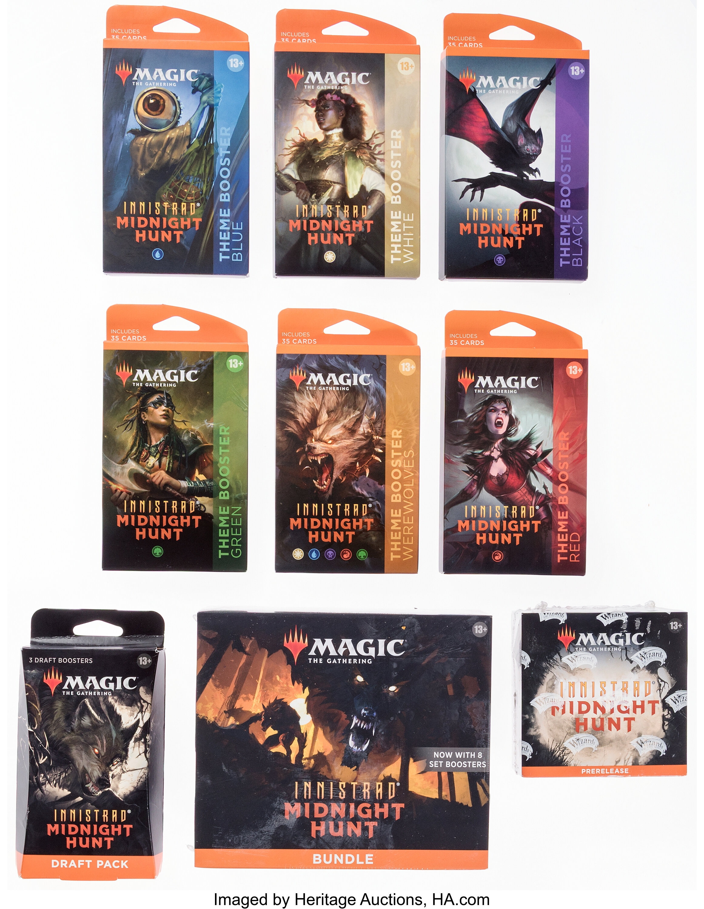 Magic: The Gathering Innistrad: Midnight Hunt Sealed Boxes & Pack | Lot ...