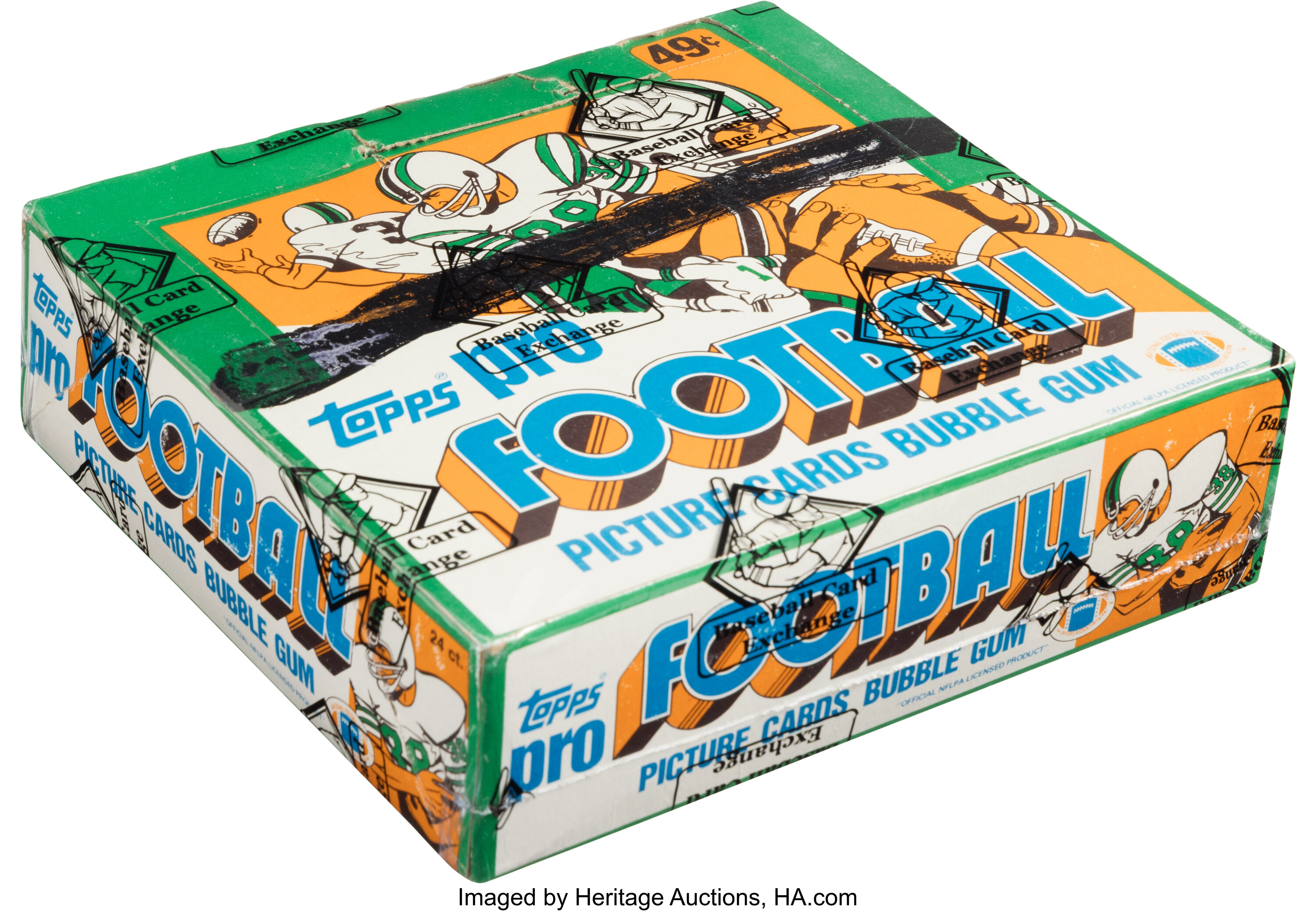 1981 Topps Football Cello Box with 24 Unopened Packs - Montana | Lot ...