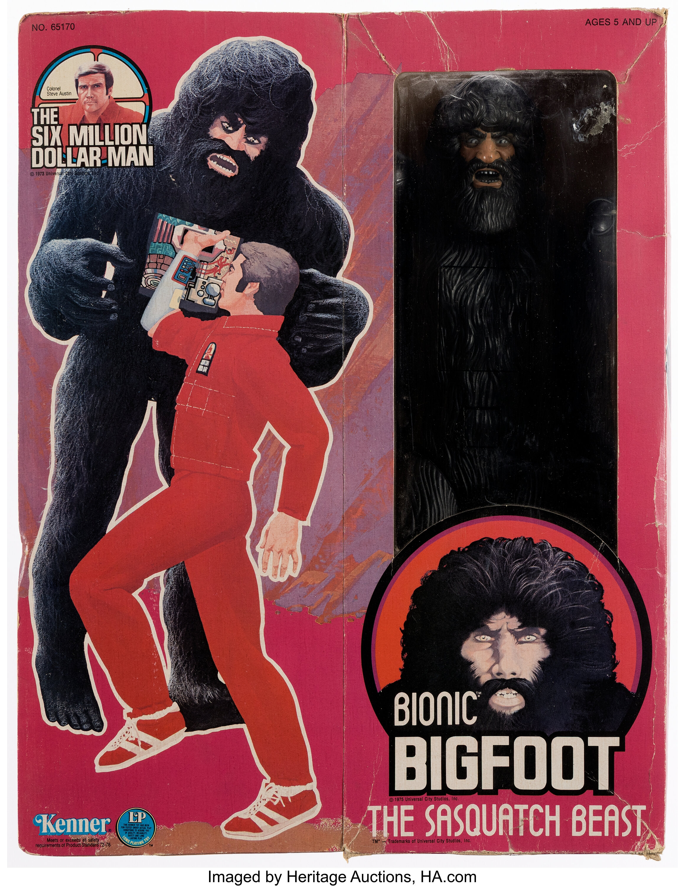 Six Million Dollar Man Bionic Bigfoot Open Box (Kenner, 1977).... | Lot ...