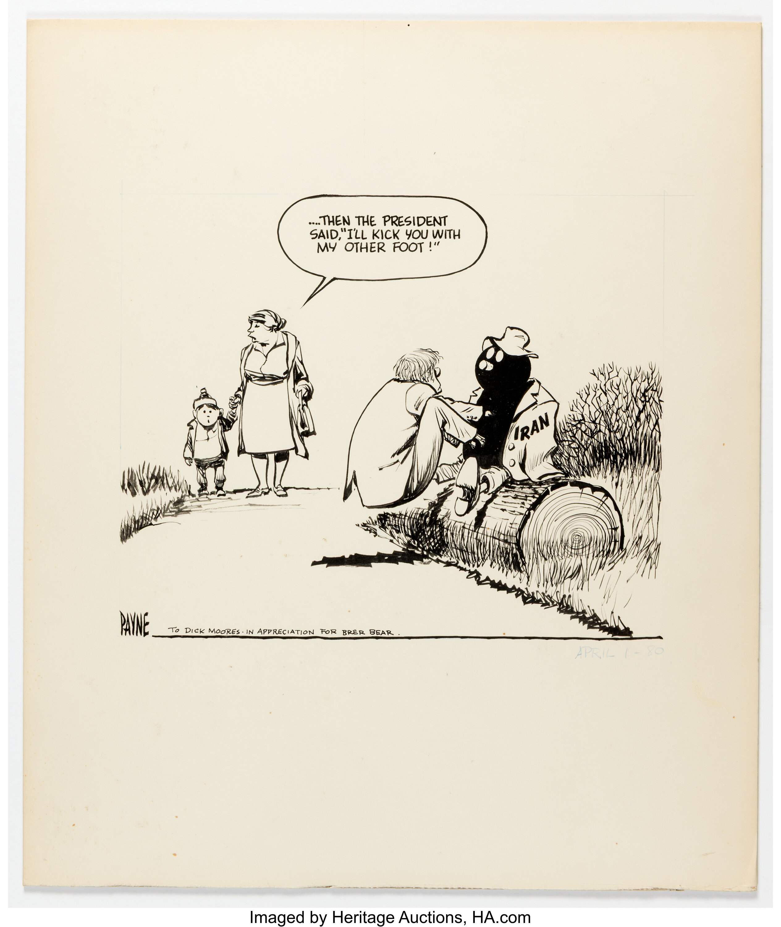 Gene Payne The Charlotte (N.C.) Observer Editorial illustration | Lot ...