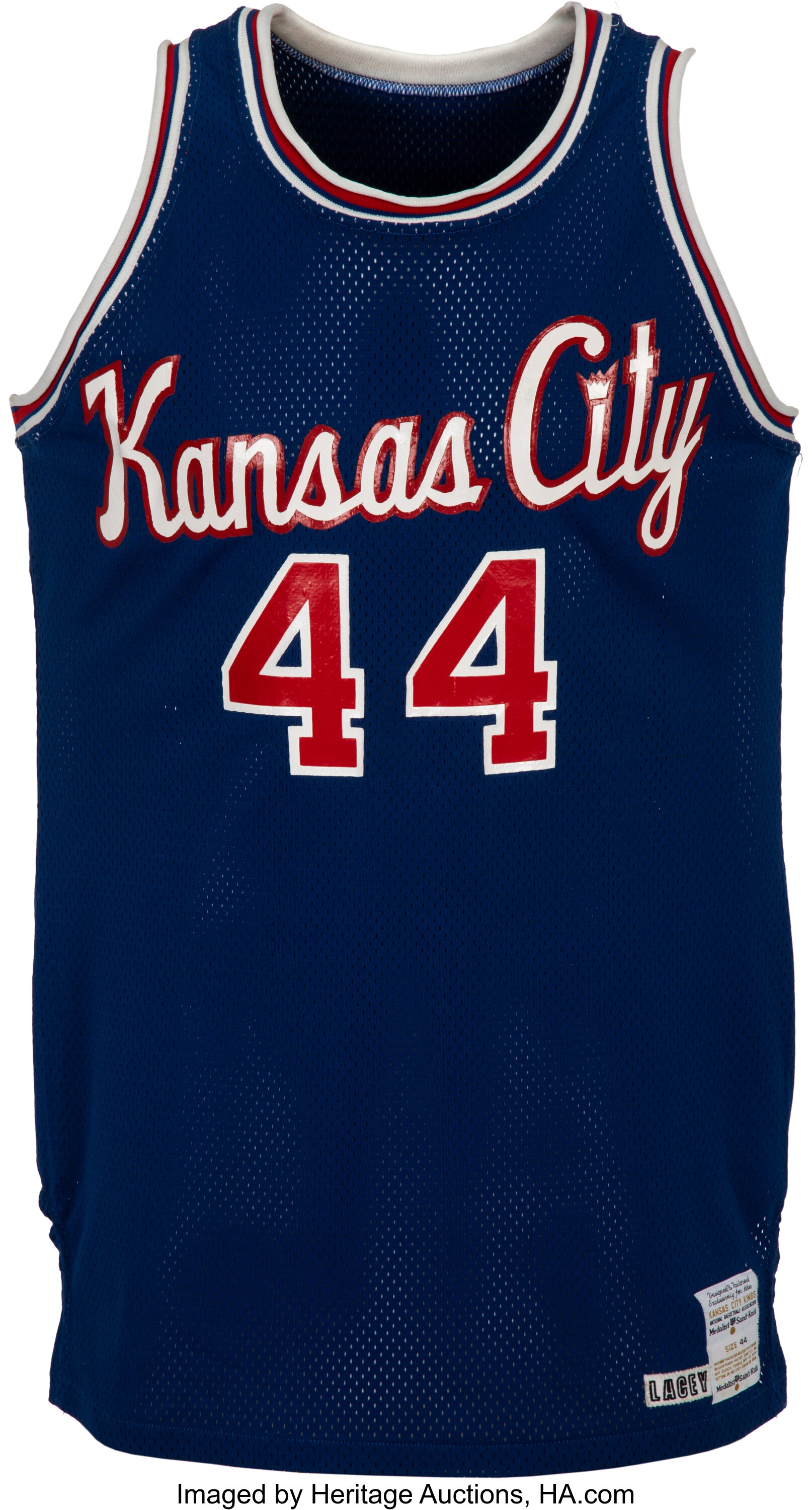 1977-79 Sam Lacey Game Worn Kansas City Kings Jersey.... Basketball ...