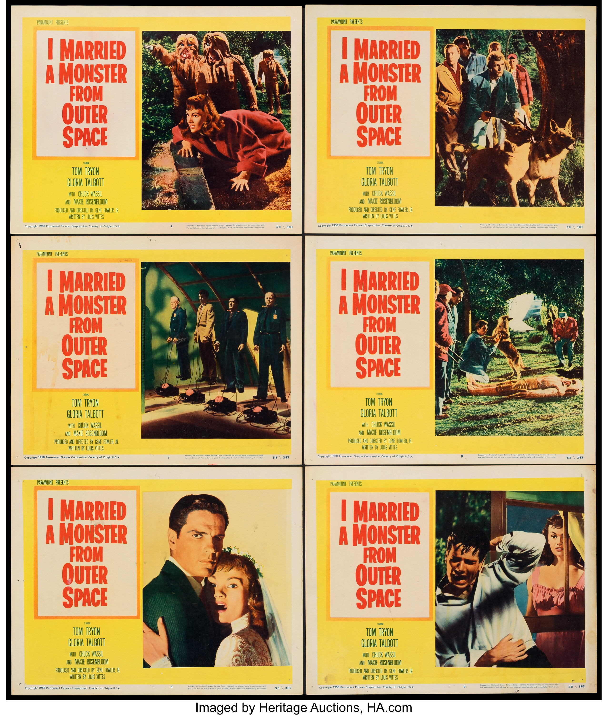 I Married a Monster from Outer Space (Paramount, 1958). Fine/Very | Lot ...