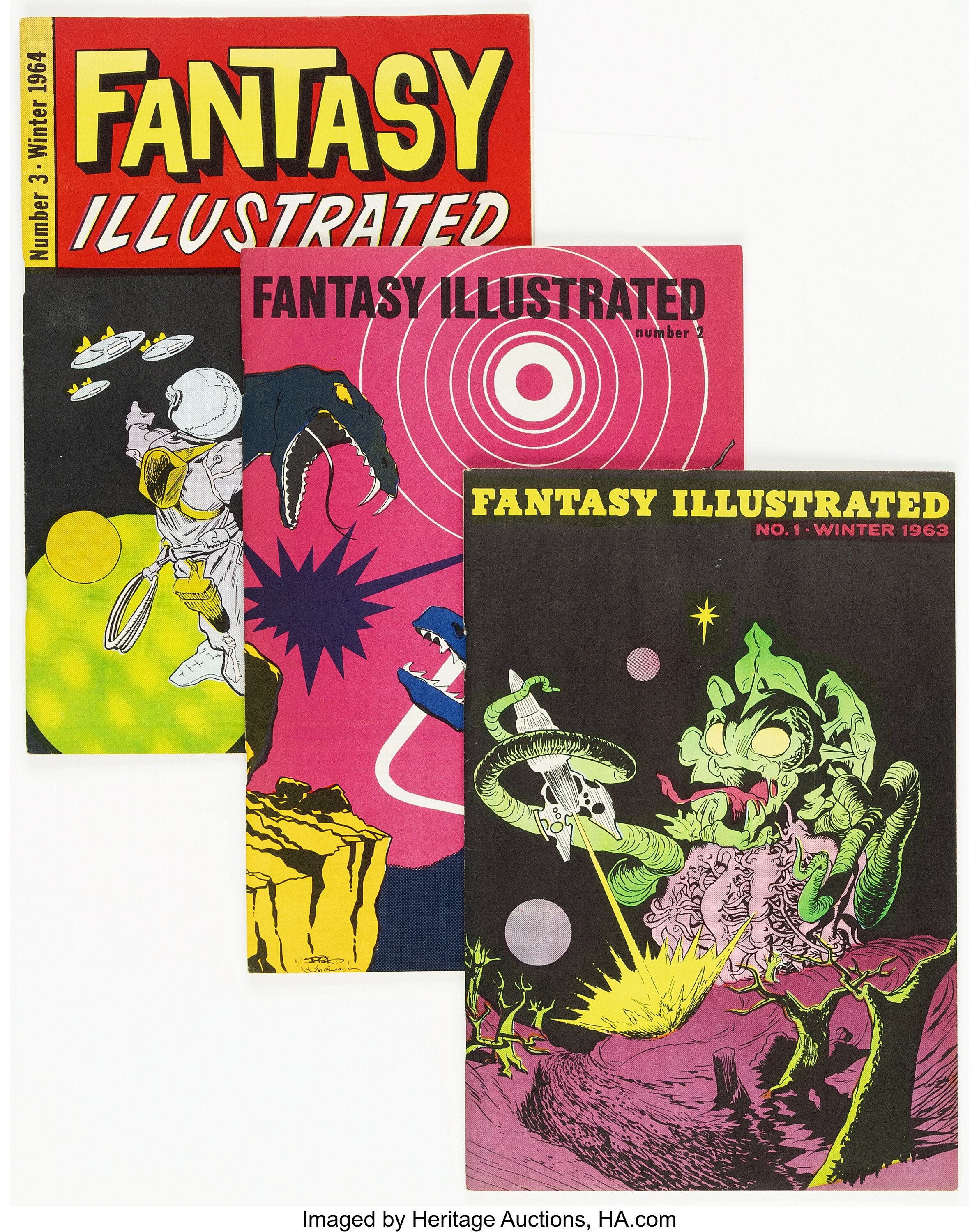 Fantasy Illustrated and Graphic Story Magazine Group of 16 (Bill | Lot ...