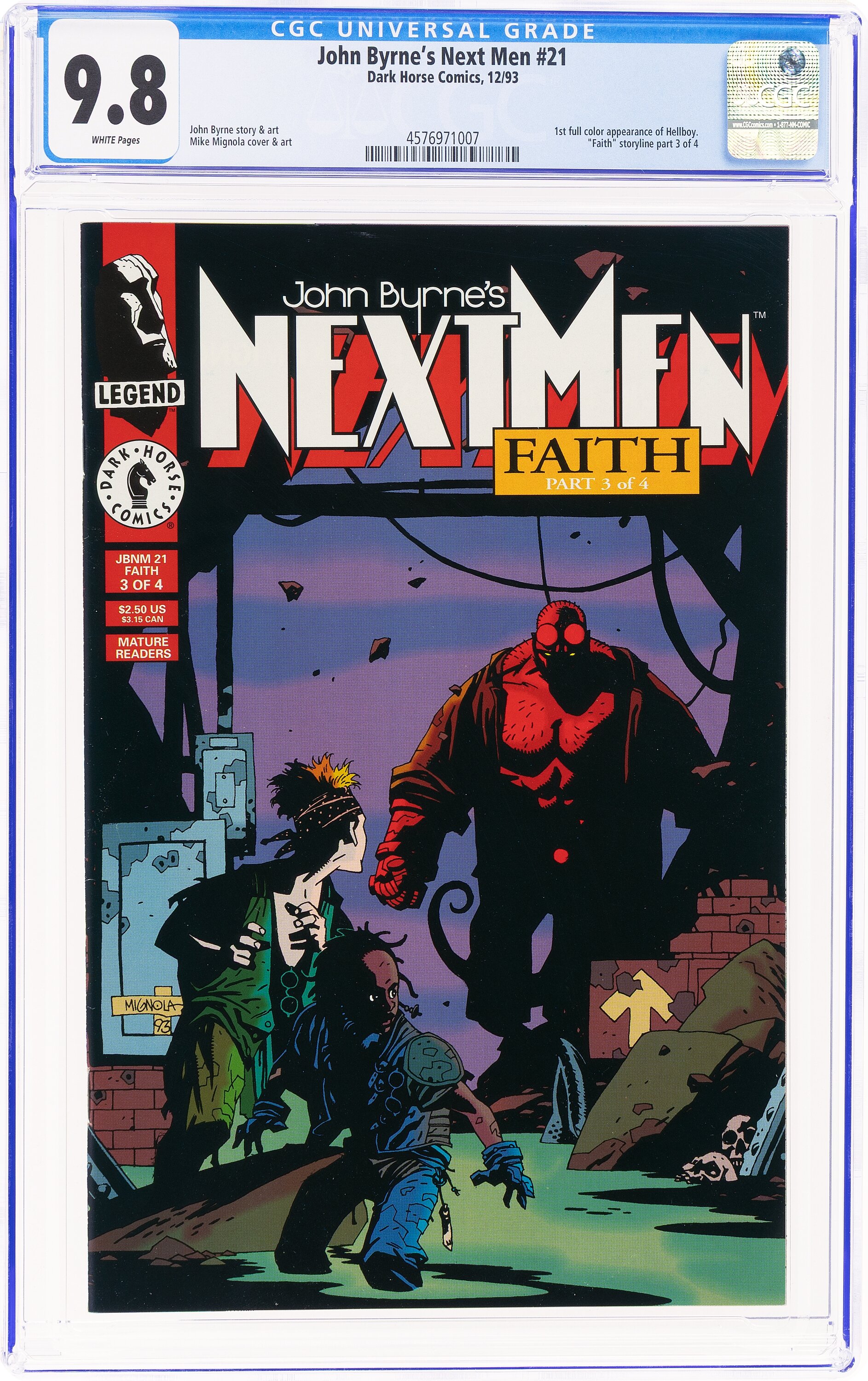 John Byrne's Next Men #21 (Dark Horse, 1993) CGC NM/MT 9.8 White | Lot ...