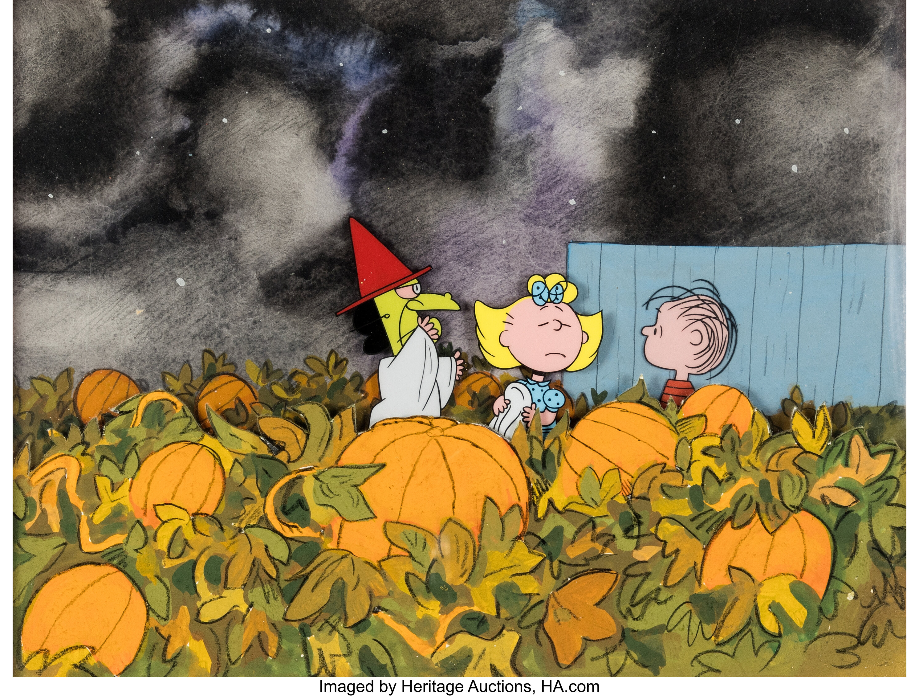 Peanuts It's the Great Pumpkin, Charlie Brown Linus, Lucy, and | Lot ...