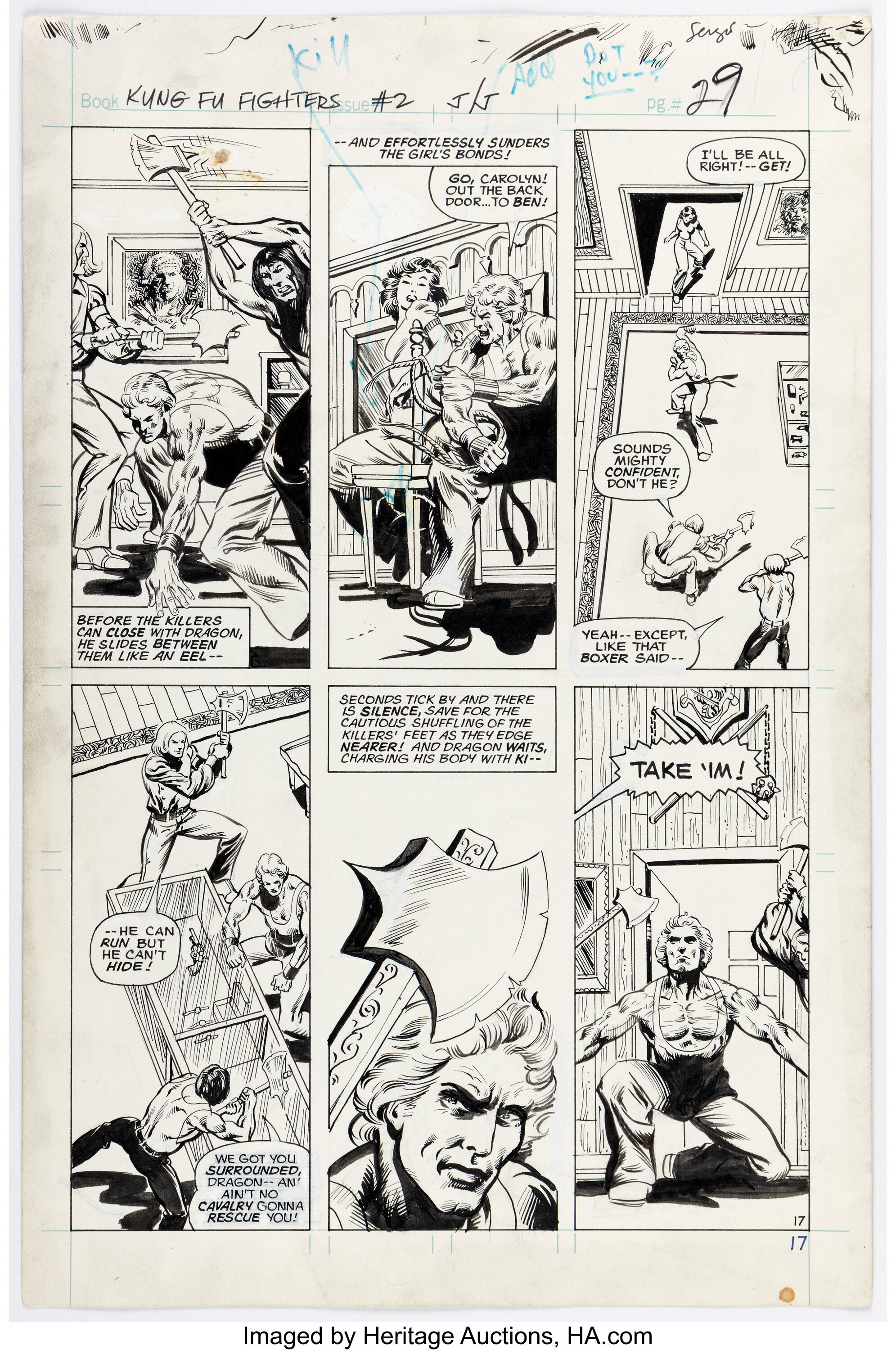 Jim Starlin, Alan Weiss, and Al Milgrom Richard Dragon, Kung Fu | Lot ...