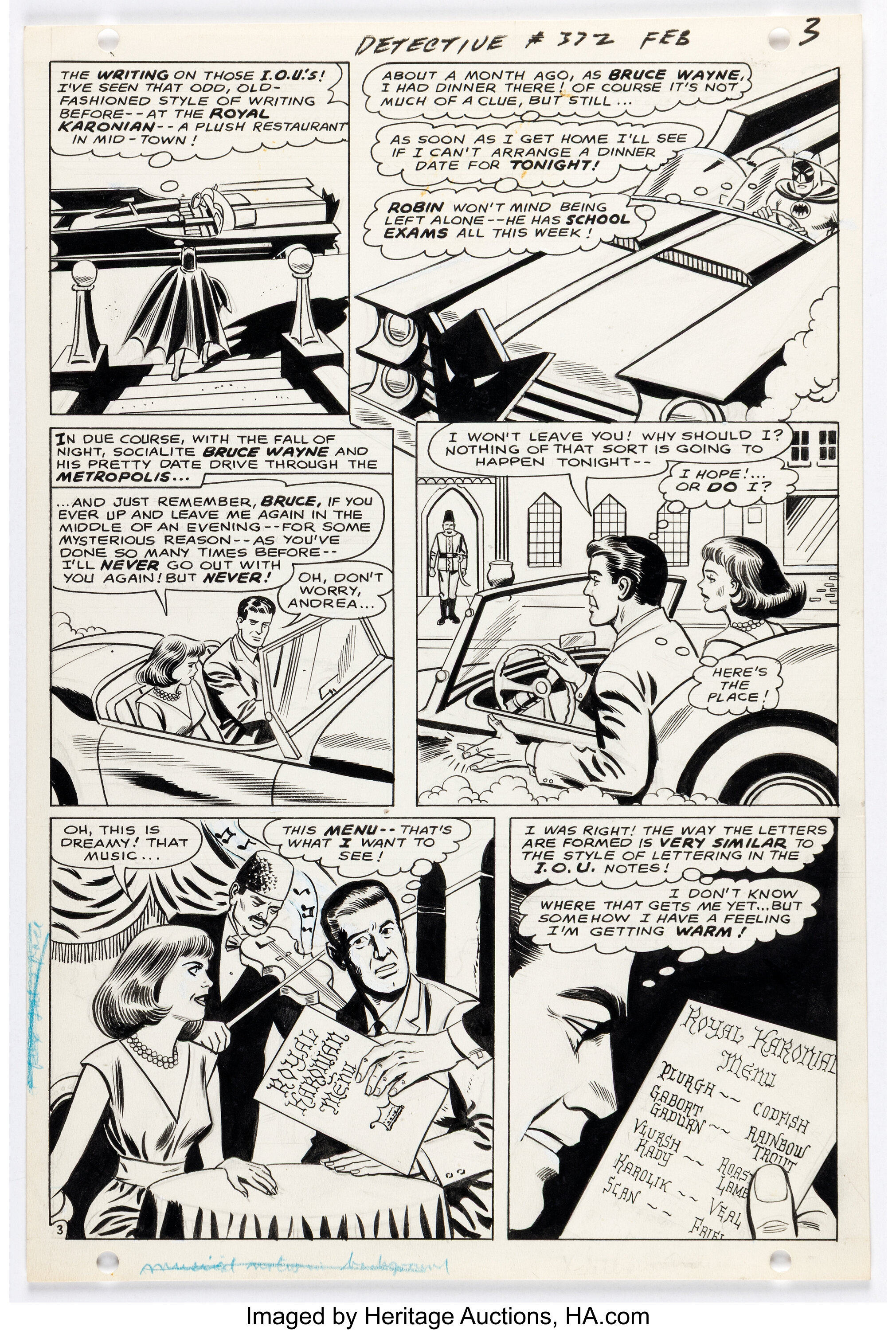 Sheldon Moldoff (as Bob Kane) and Joe Giella Detective Comics #372 ...