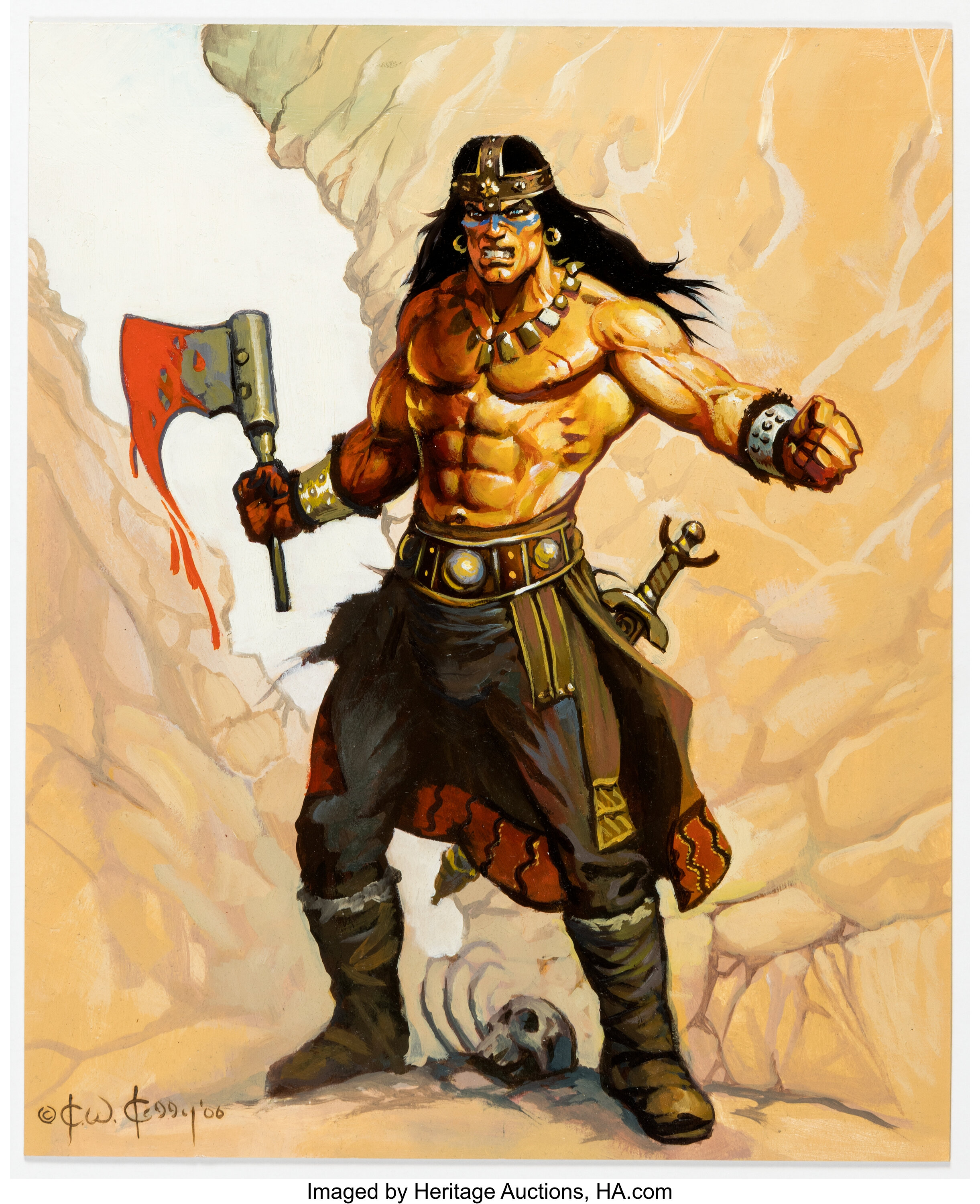 Ken Kelly - Conan Painting Original Art (2006).... Original Comic | Lot ...