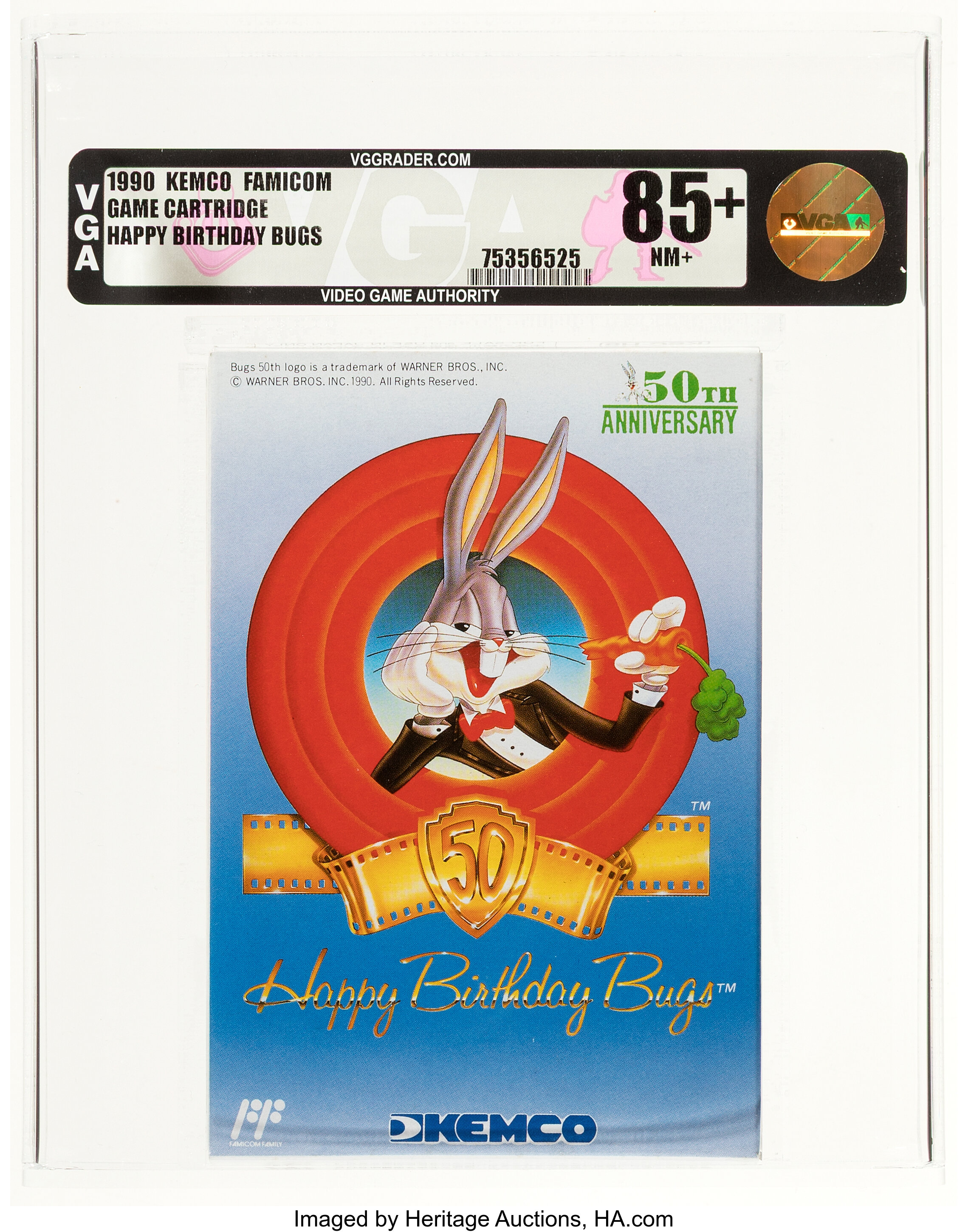 Happy Birthday Bugs - VGA 85+ NM+ Unopened, Famicom Kemco 1990 | Lot ...