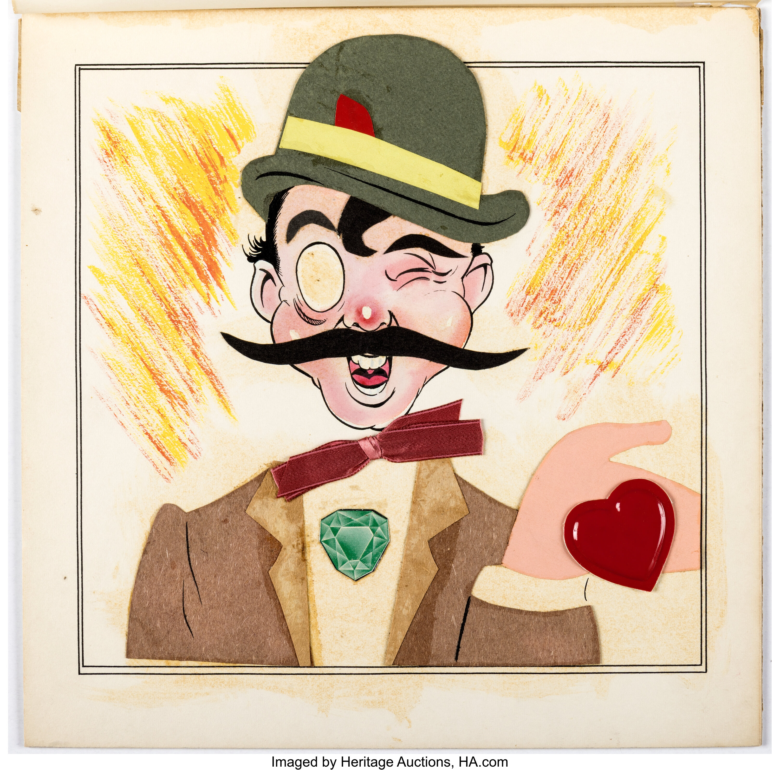 Sheldon Moldoff - Valentine's Day Specialty Illustration Original | Lot ...