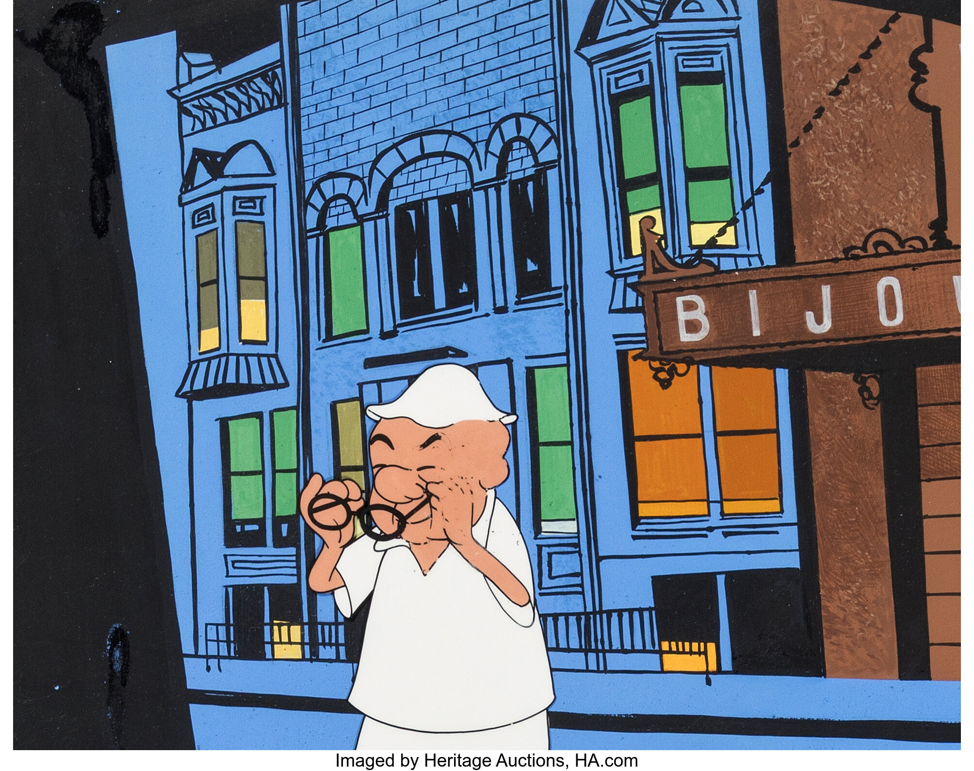Mr. Magoo "The Dog Snatcher" Production Cel Setup with Production | Lot ...