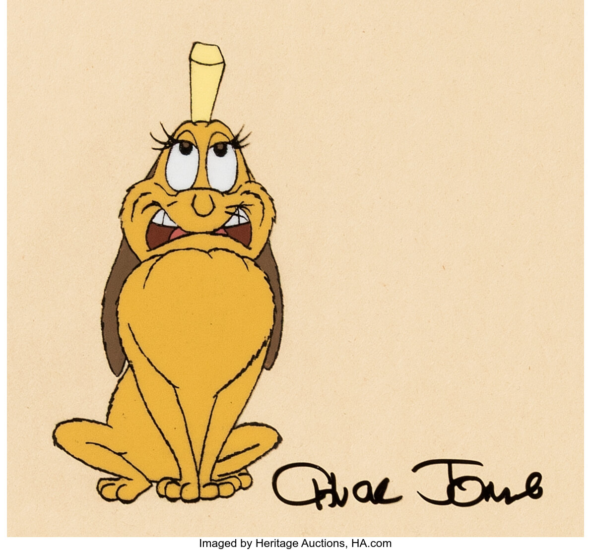 Dr. Seuss' How the Grinch Stole Christmas Max Production Cel Signed ...