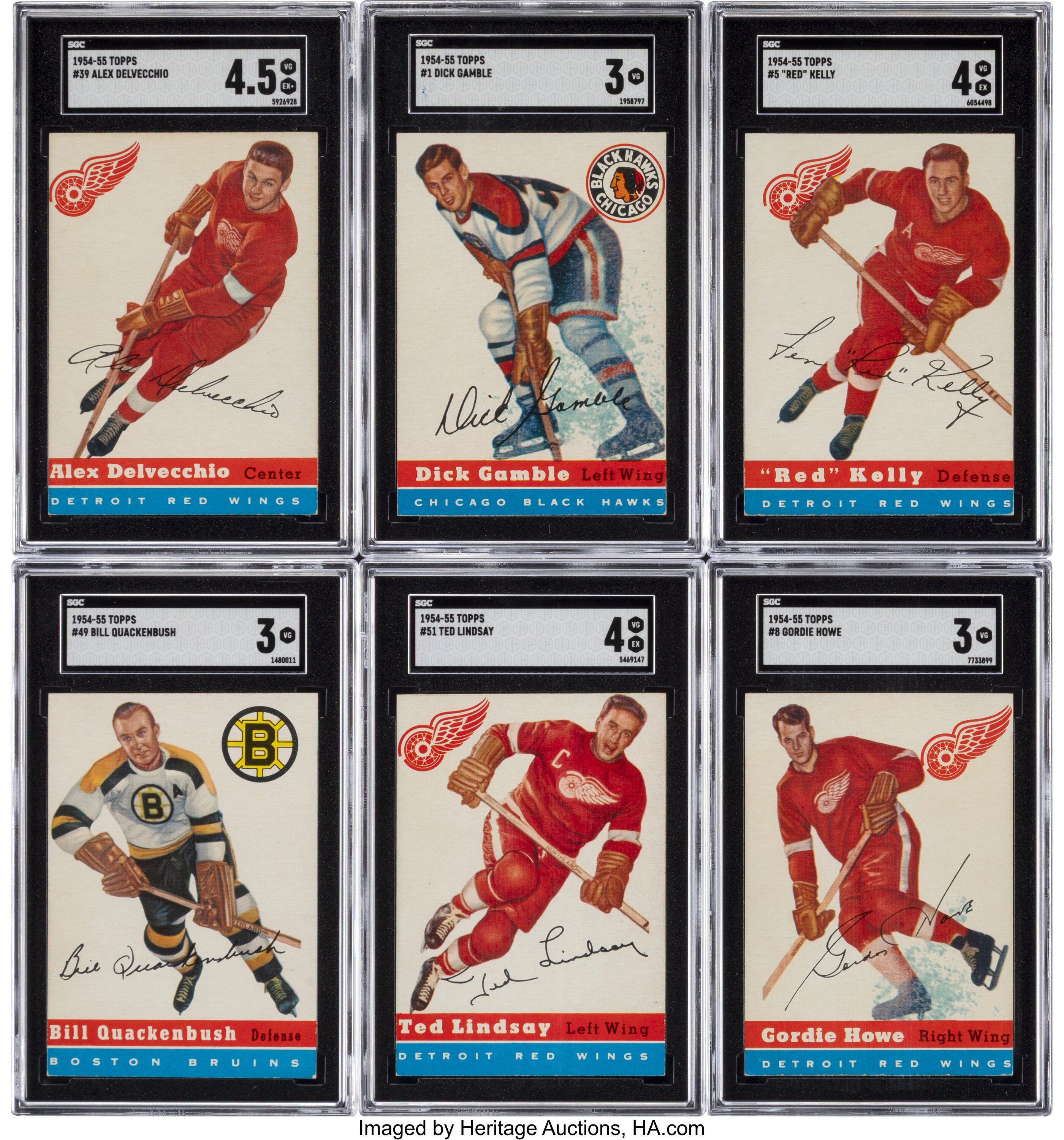 1954 Topps Hockey Complete Set (60). ... Hockey Cards Sets | Lot #82746 ...