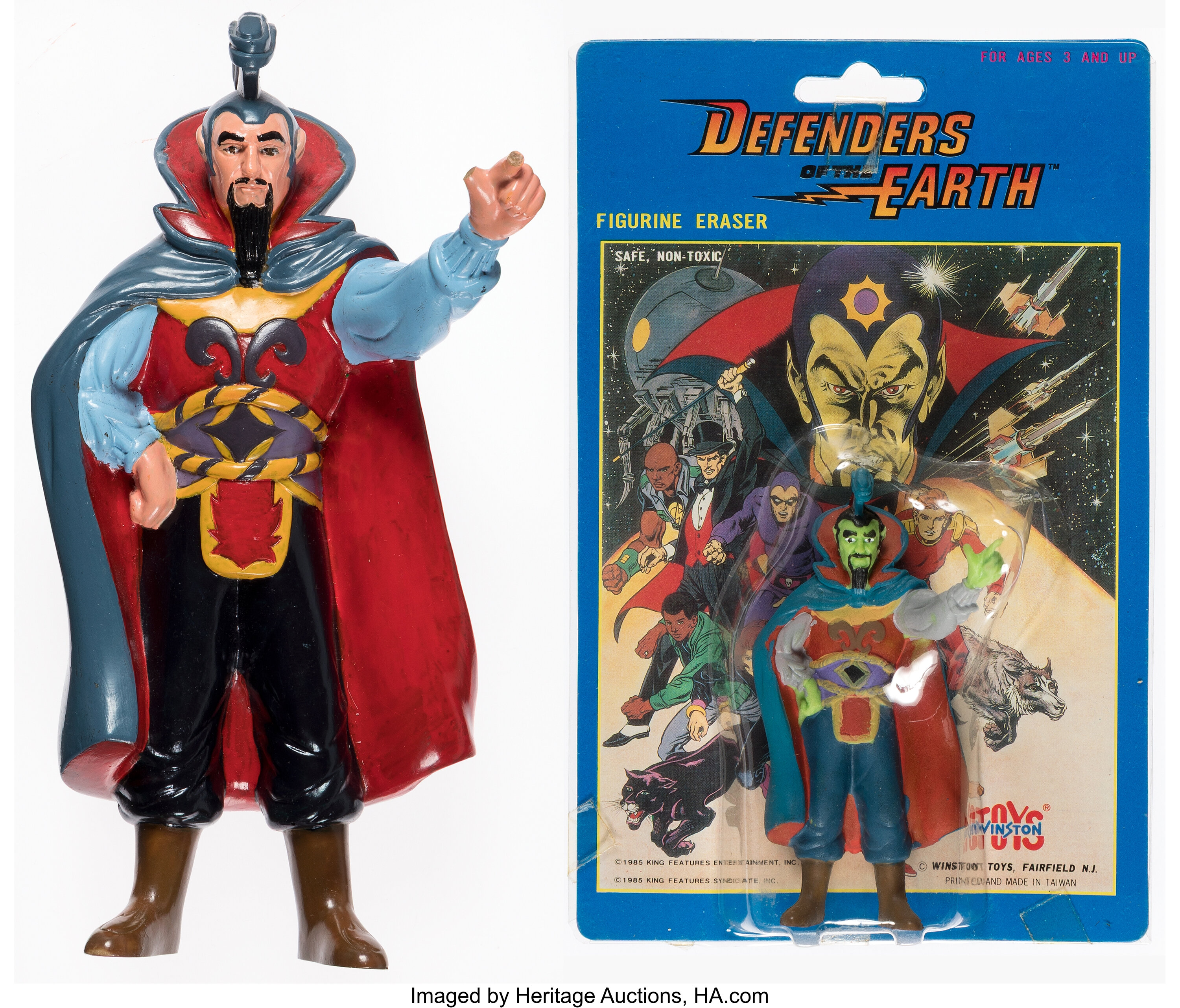 Defenders of the Earth Ming the Merciless 2up Prototype Figurine | Lot ...