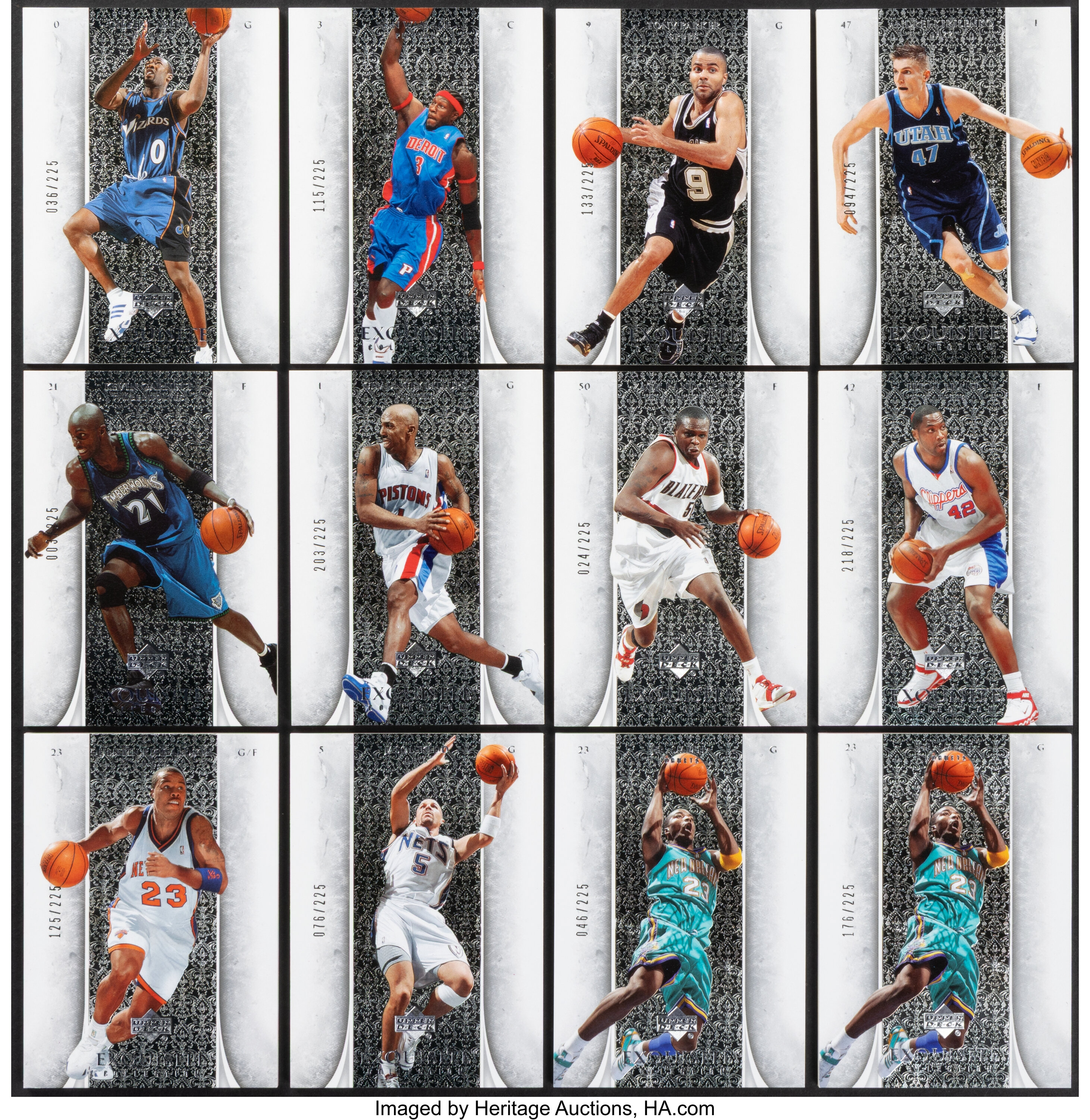 2005-06 UD Exquisite Collection Basketball Collection (12).... | Lot ...