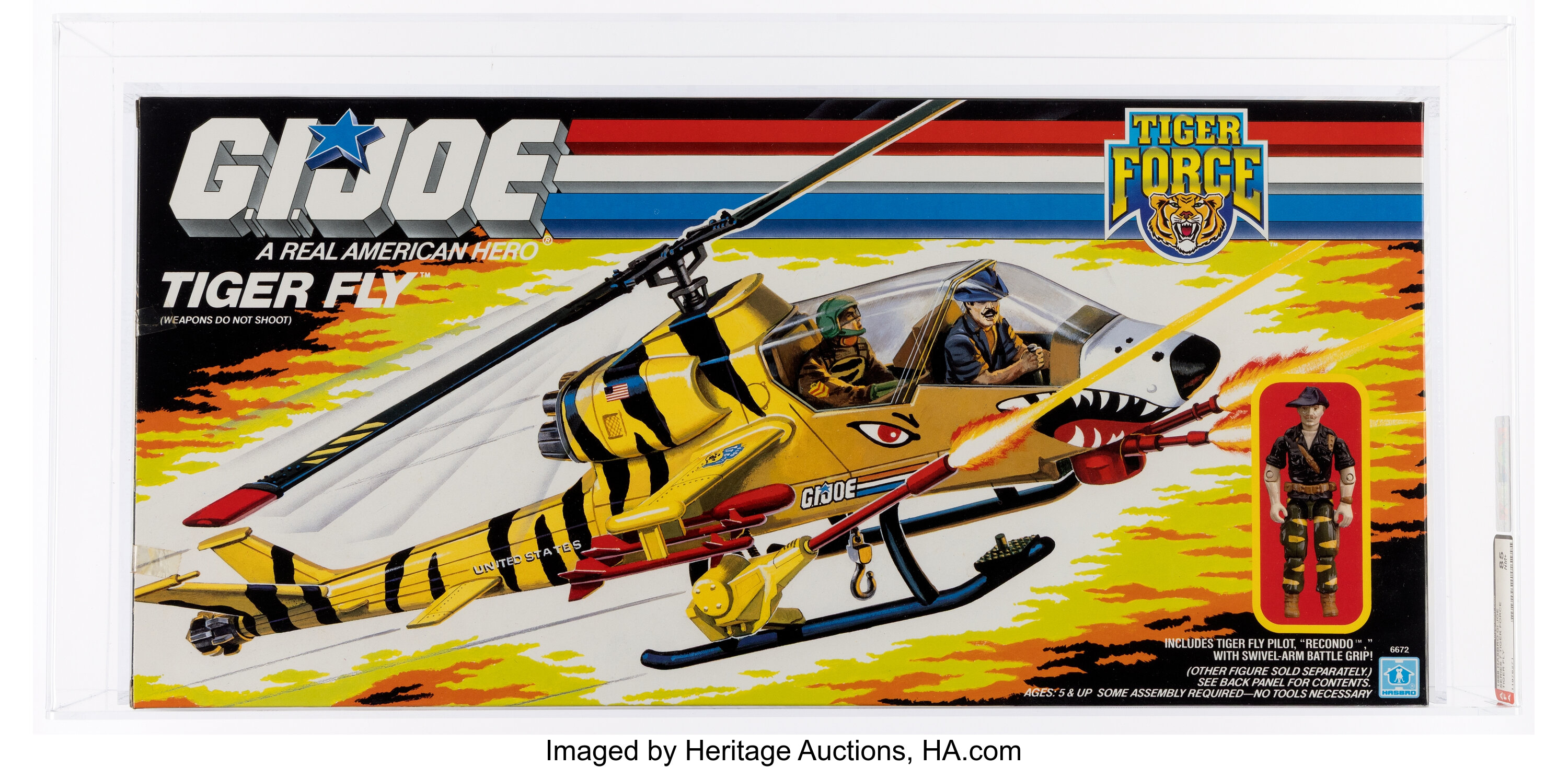 G.I. Joe Tiger Force Tiger Fly AFA 85 ** POP 3, Highest Grade ** | Lot ...