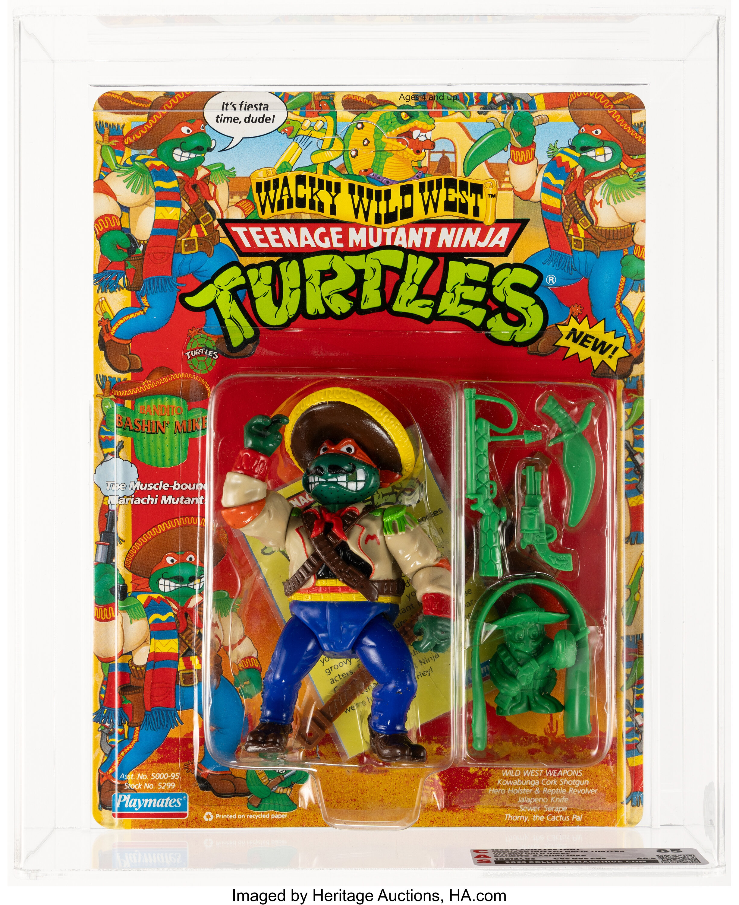Teenage Mutant Ninja Turtles Bandito Bashin' Mike Wacky Wild West | Lot ...
