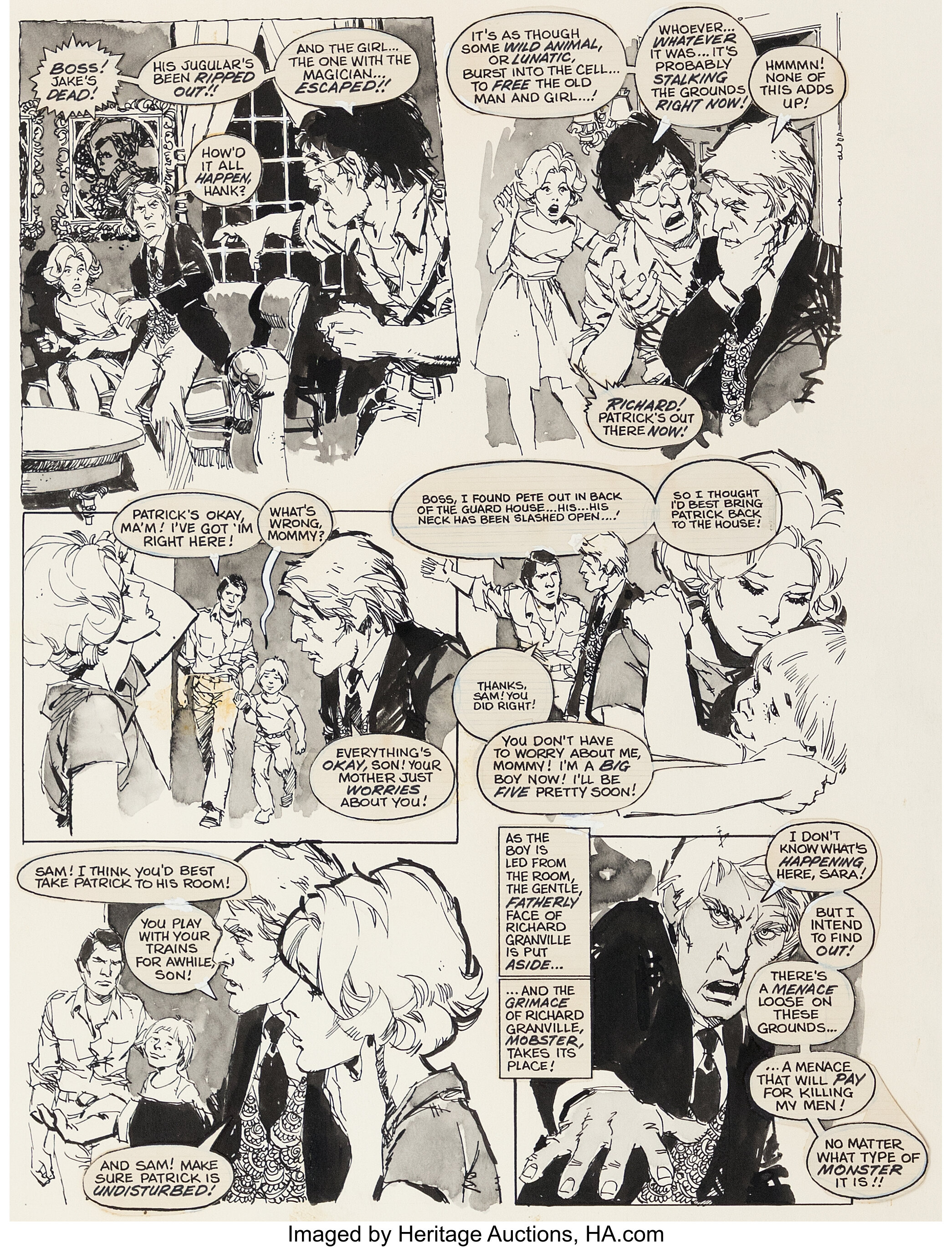 José "Pepe" González Vampirella #25 Story Page 11 Original Art | Lot ...
