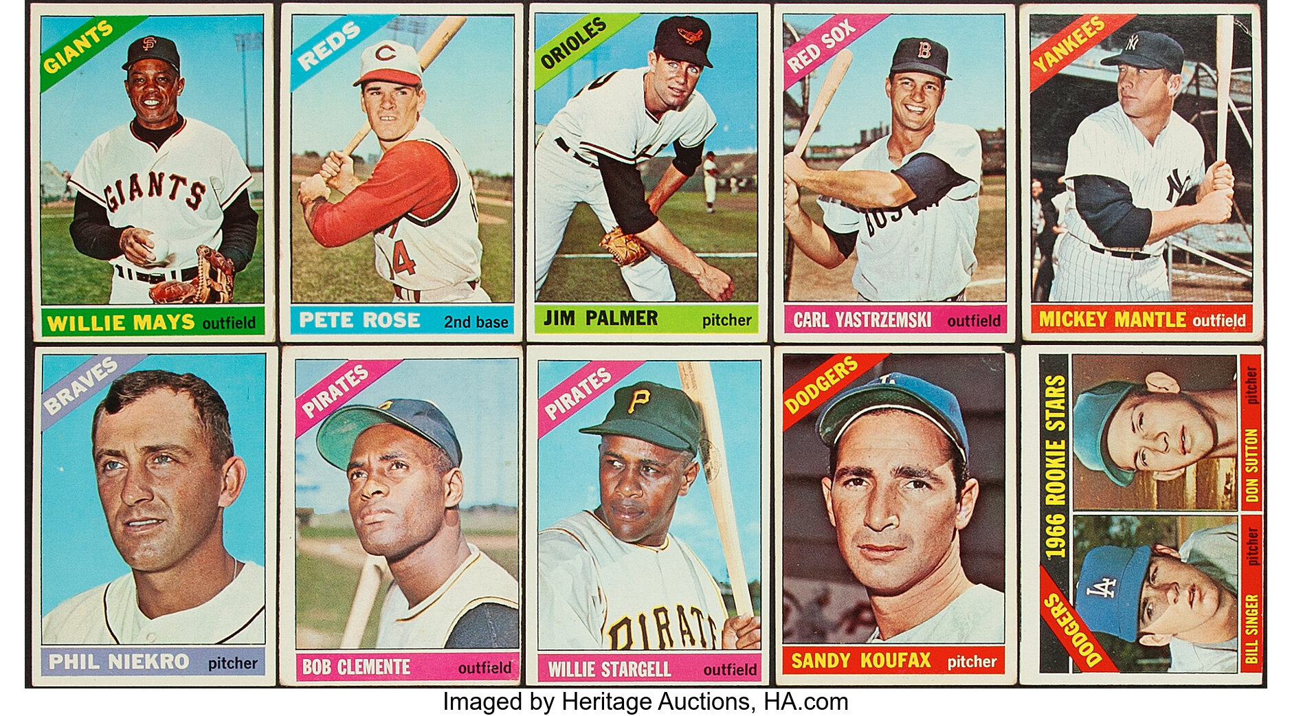 1966 Topps Baseball Partial Set (389/598). ... Baseball Cards Sets ...