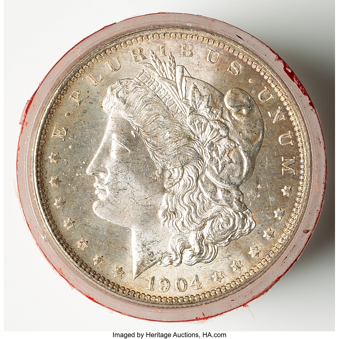 An Uncertified roll of 1904-O Morgan Dollars.... Rolls | Lot #51297 ...