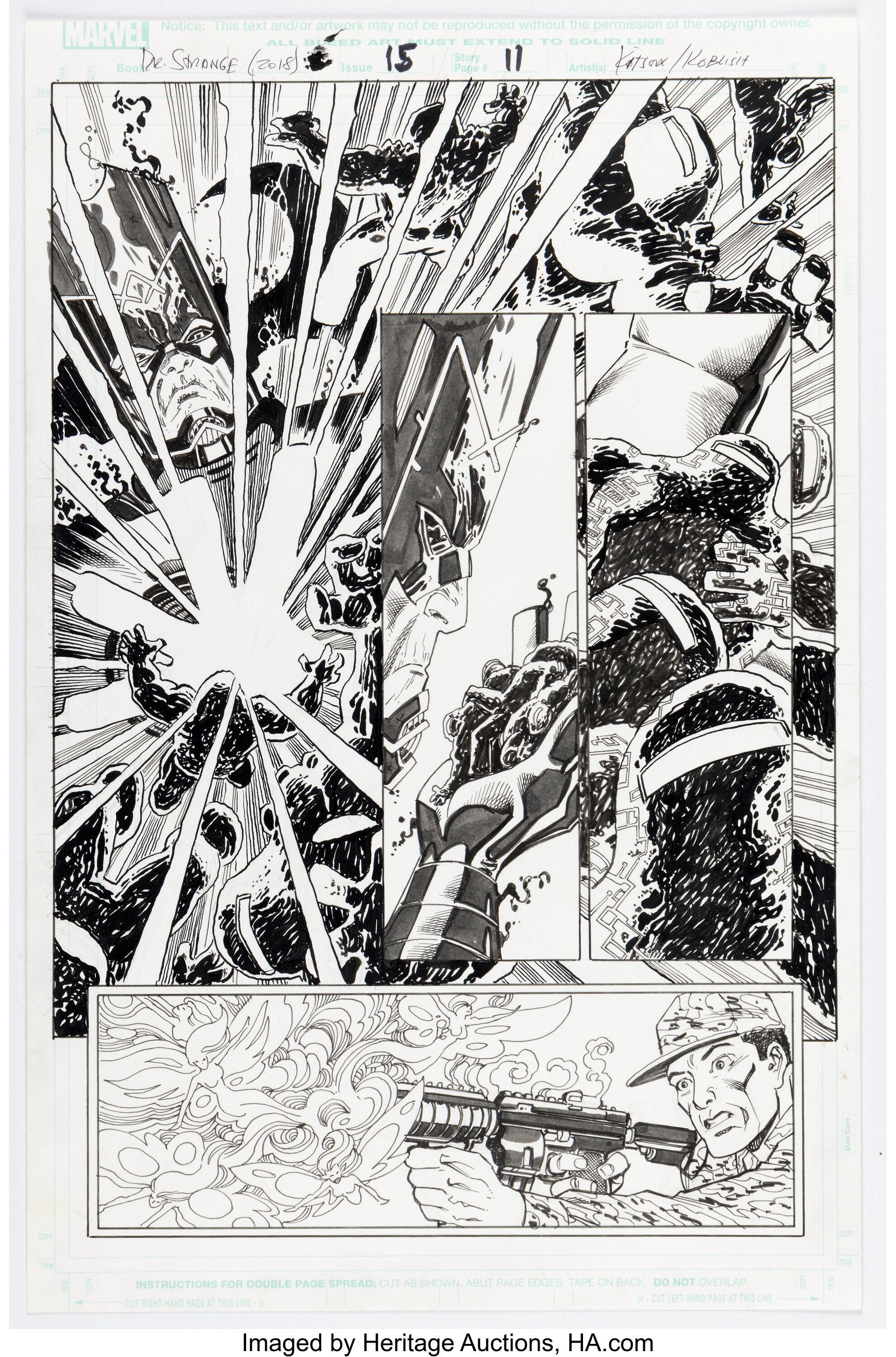 Barry Kitson and Scott Koblish Doctor Strange #15 Story Page 11 | Lot ...