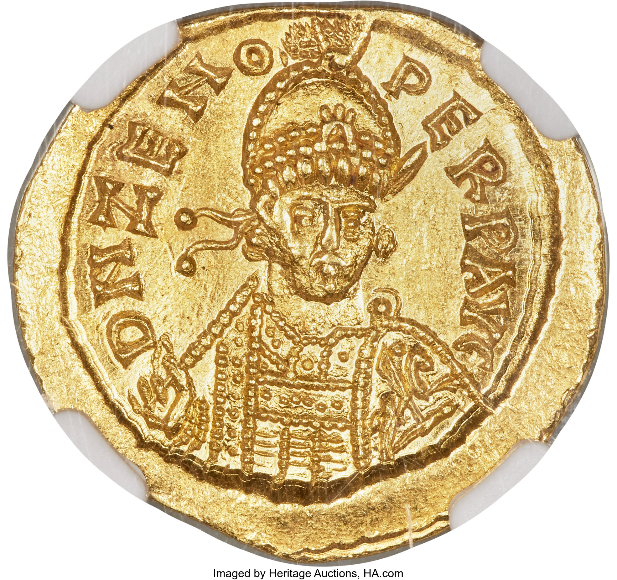 Roman Imperial: Zeno, Eastern Roman Empire (AD 474-491). AV solidus ...