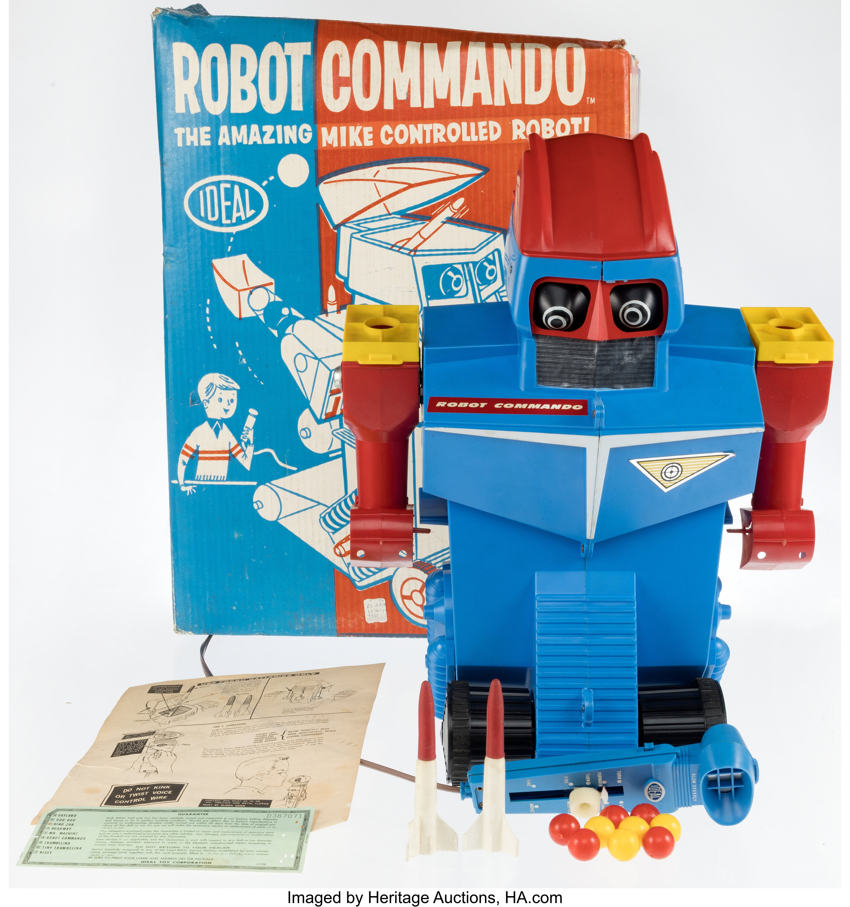 Robot Commando: The Amazing Mike Controlled Robot (Ideal, 1961 ...
