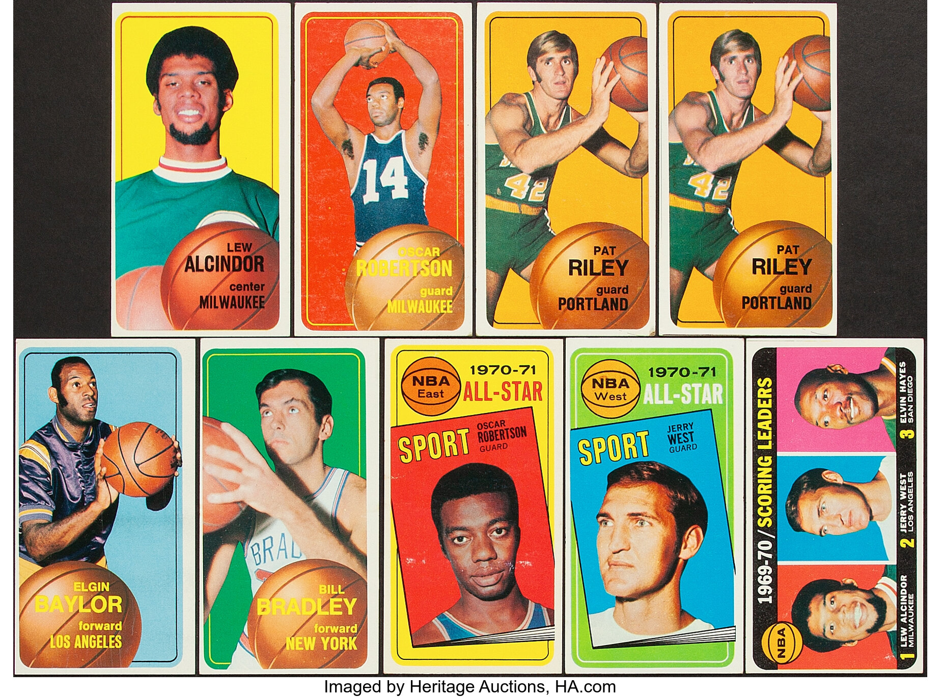 1970 Topps Basketball Collection Set (133). ... Basketball Cards | Lot ...