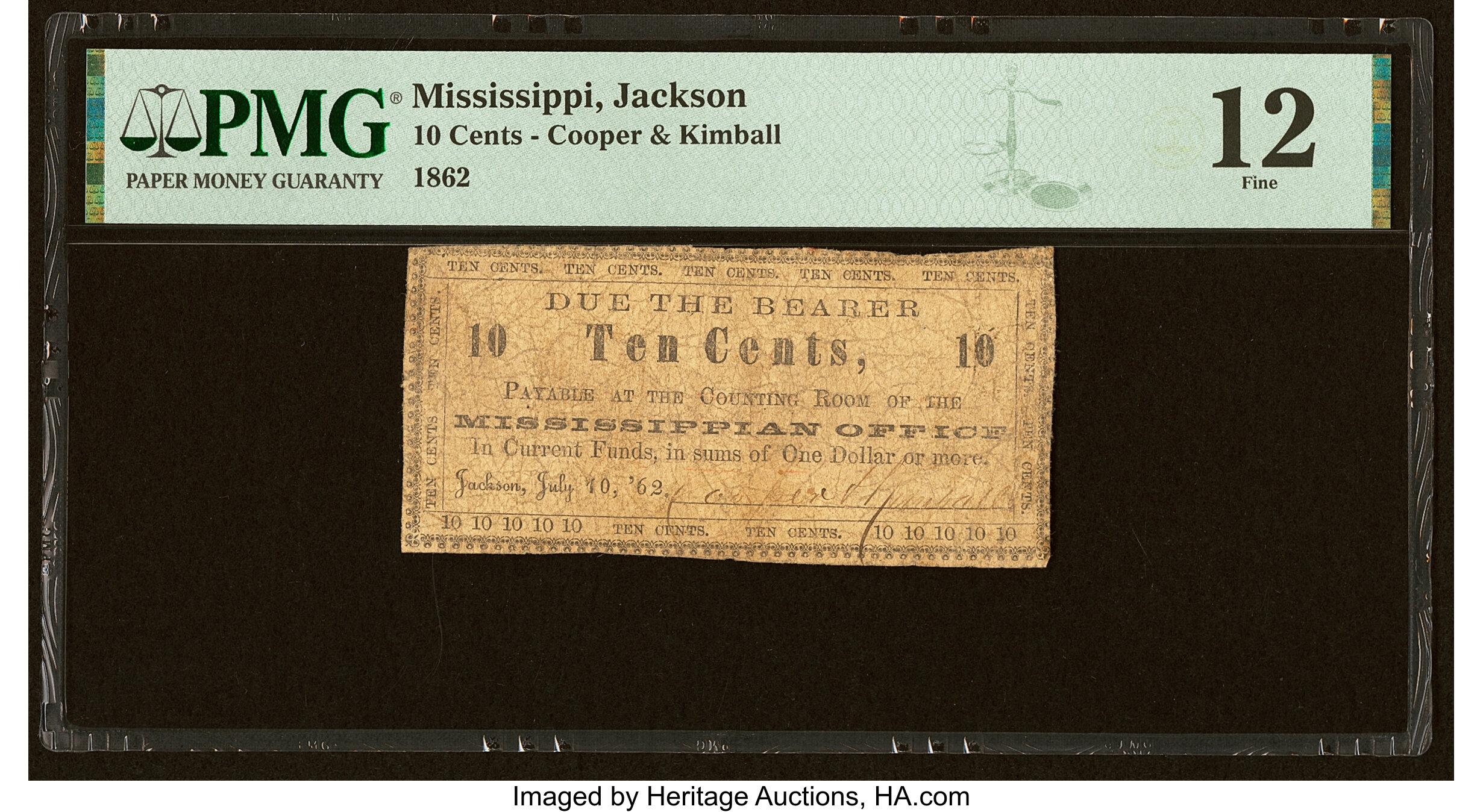 Jackson, MS- Cooper & Kimball - The Daily Mississippian June 10, | Lot ...