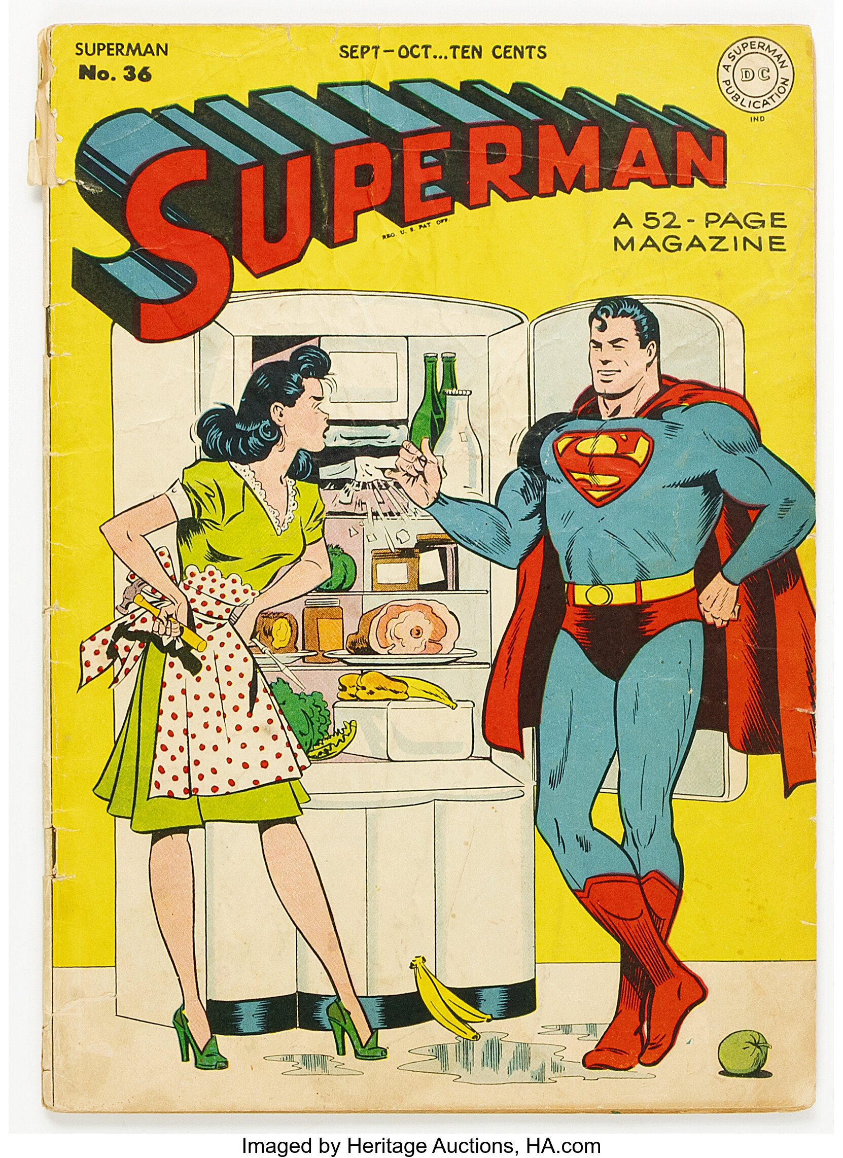 Superman #36 (DC, 1945) Condition: VG-.... Golden Age (1938-1955) | Lot ...