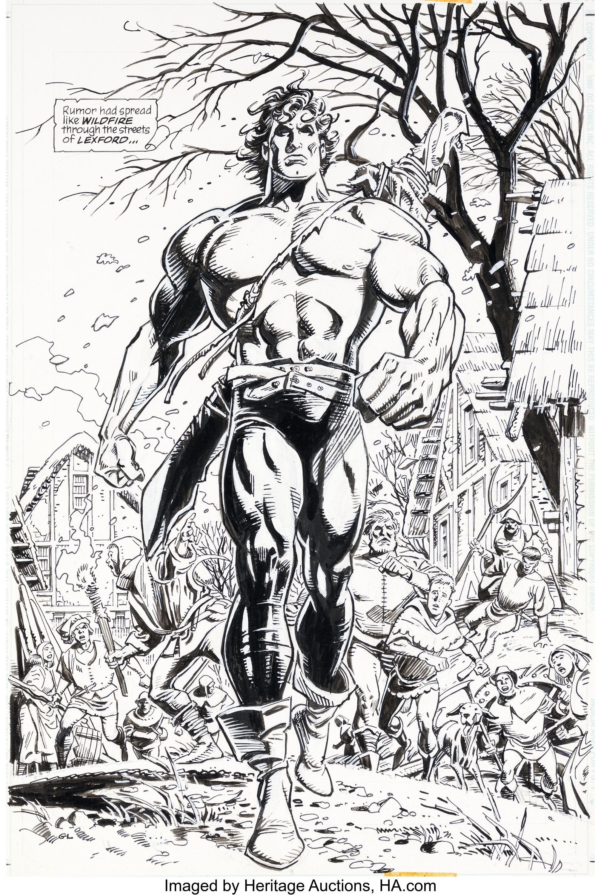 José Luis García-Lopez Superman: Kal Splash Page 42 Original Art | Lot ...