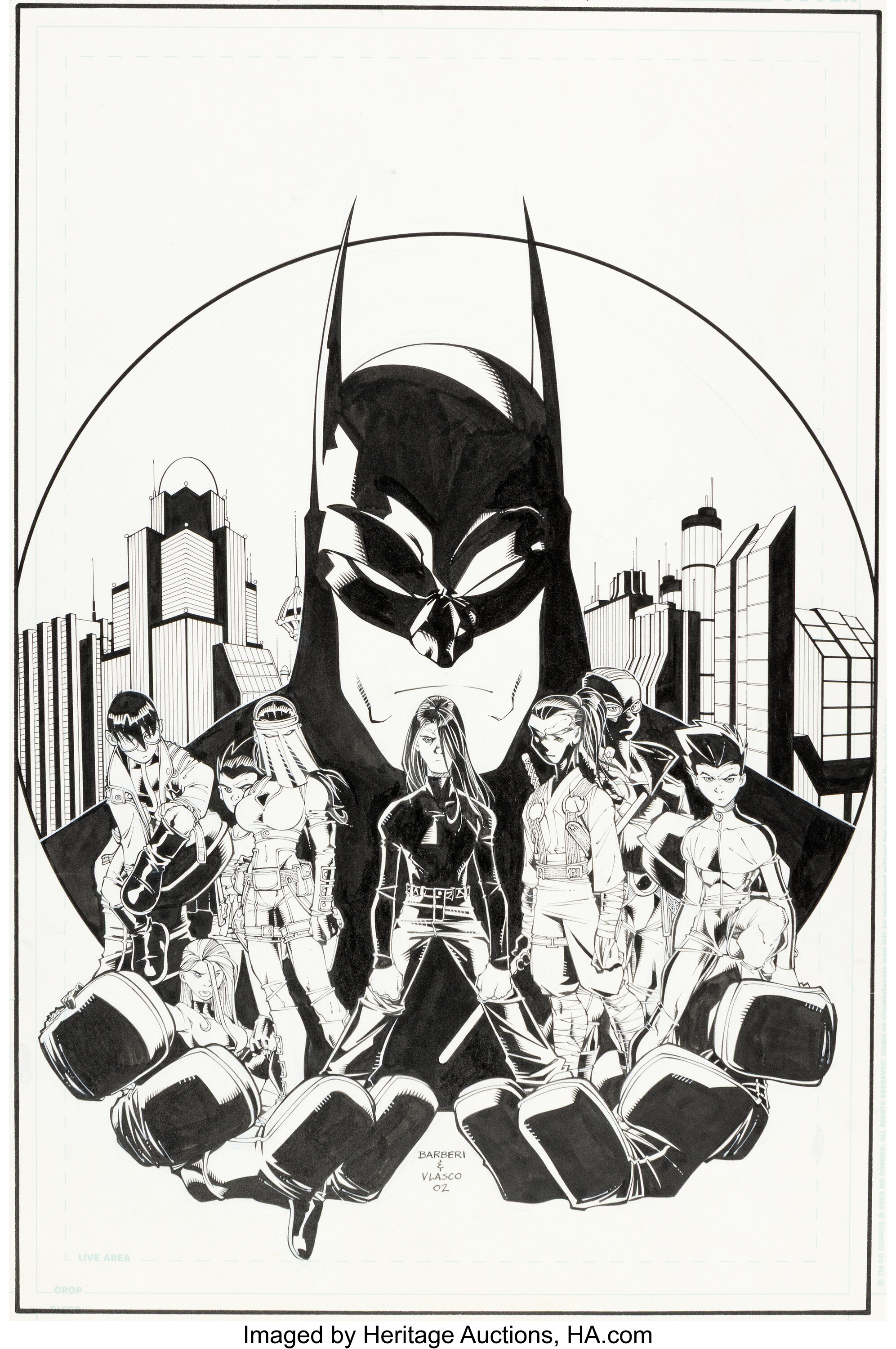 Carlo Barberi and Juan Vlasco Batman: Orphans #1 Cover Original Art ...