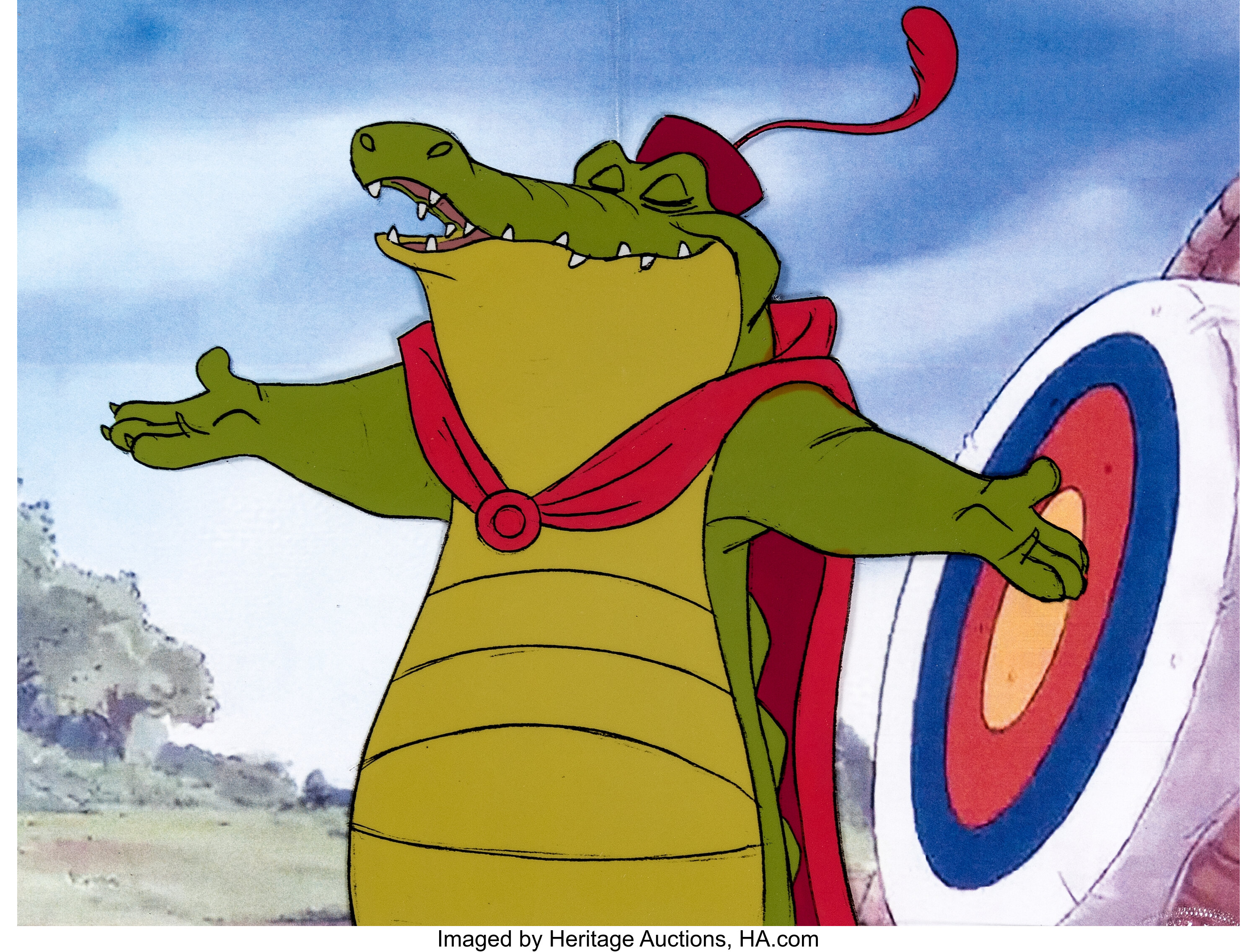 Robin Hood Captain Crocodile Production Cel (Walt Disney, 1973). | Lot ...