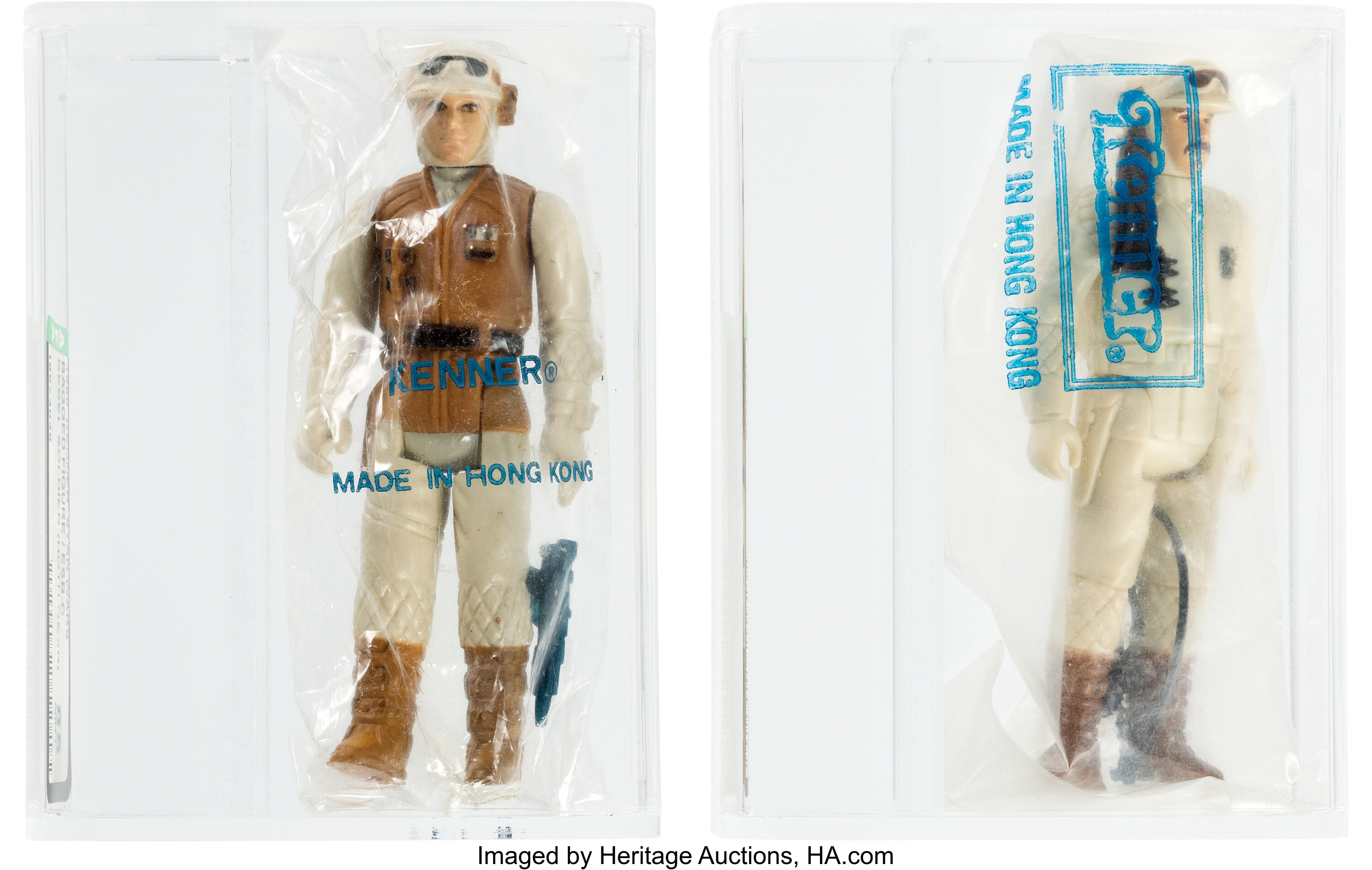 Star Wars ESB Rebel Soldier (Hoth Gear) AFA 85 & Rebel Commander | Lot ...