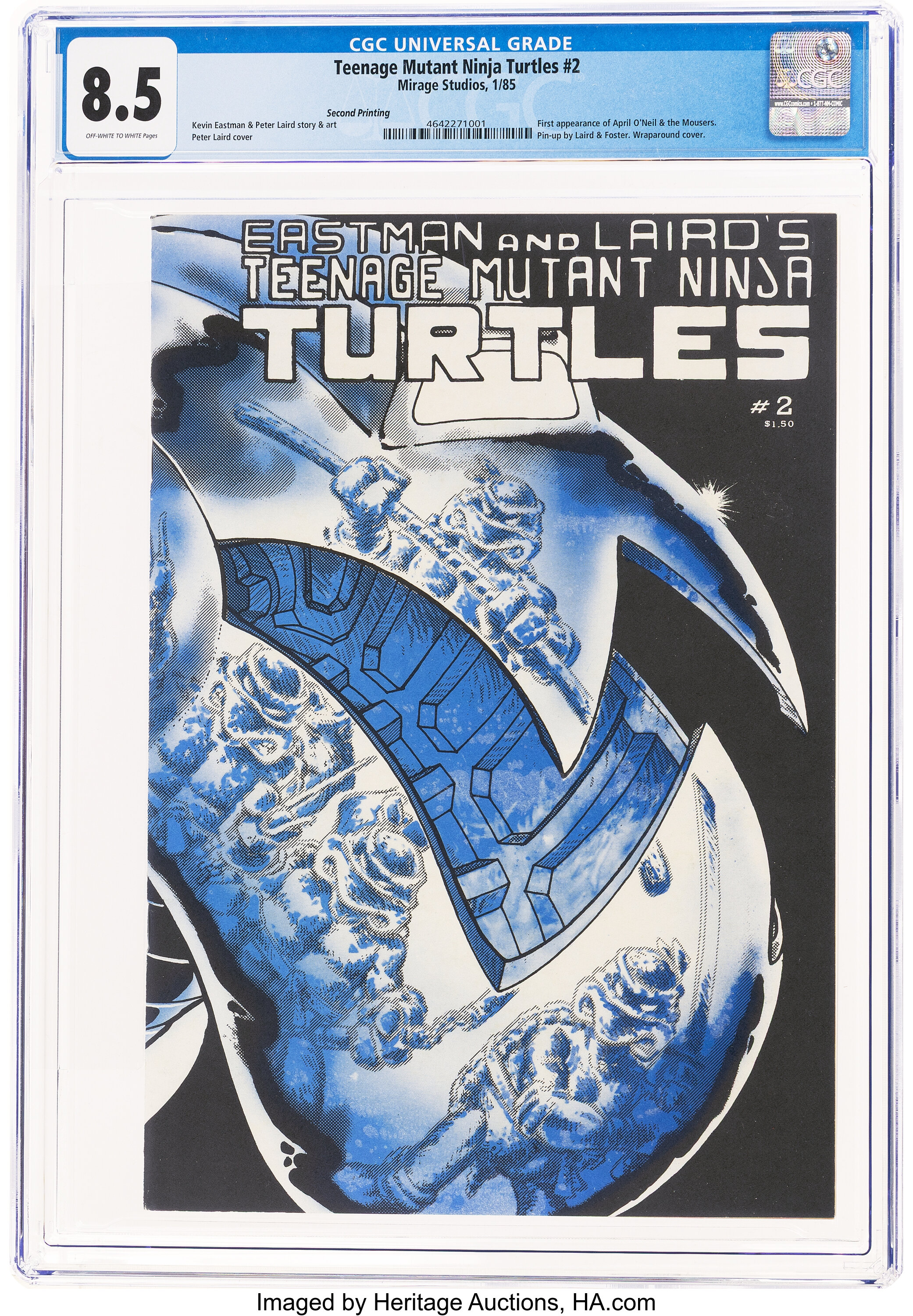 Teenage Mutant Ninja Turtles #2 Second Printing (Mirage Studios, | Lot ...