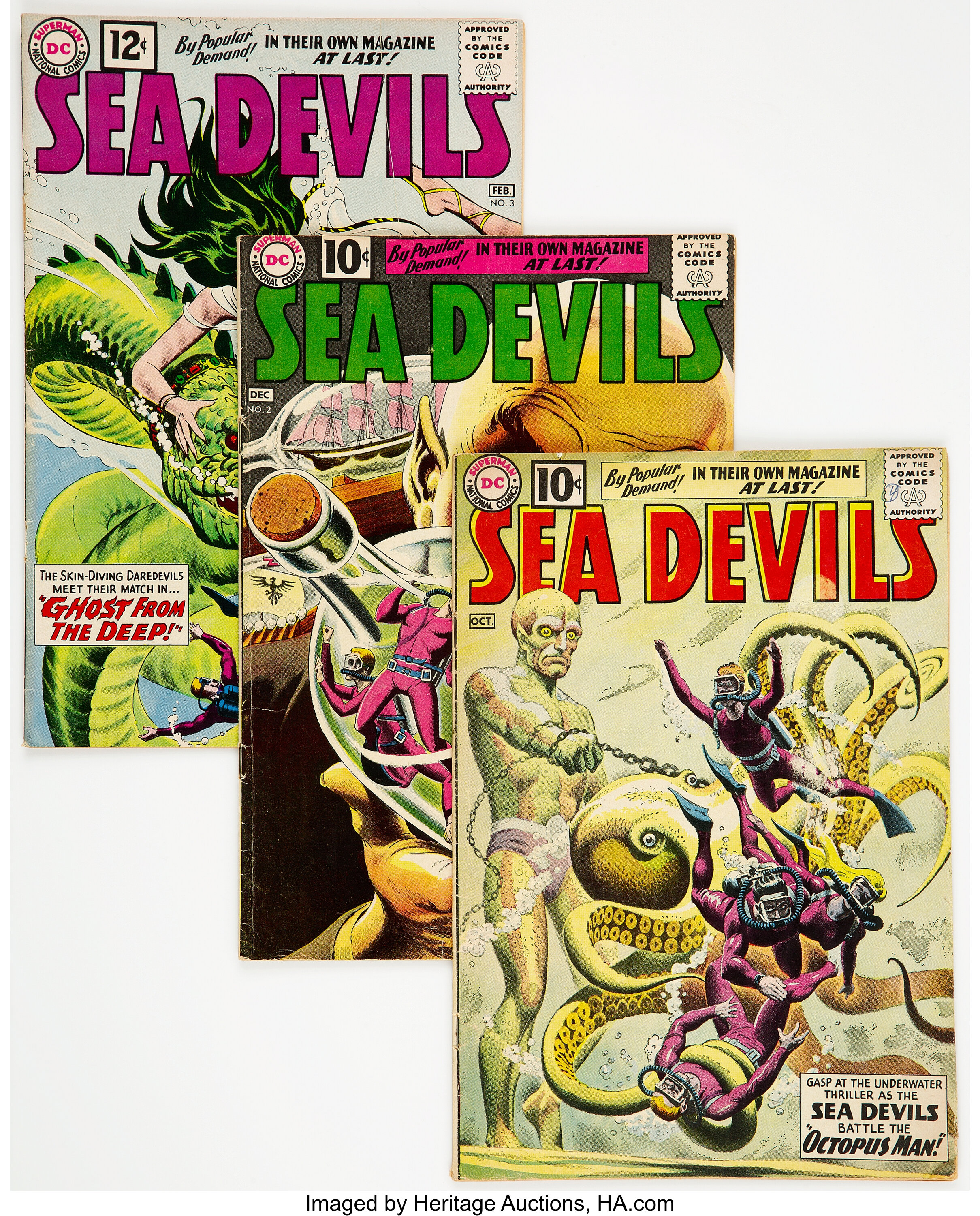 Sea Devils #1-35 Near-Complete Series Group (DC, 1961-67) | Lot #15445 ...