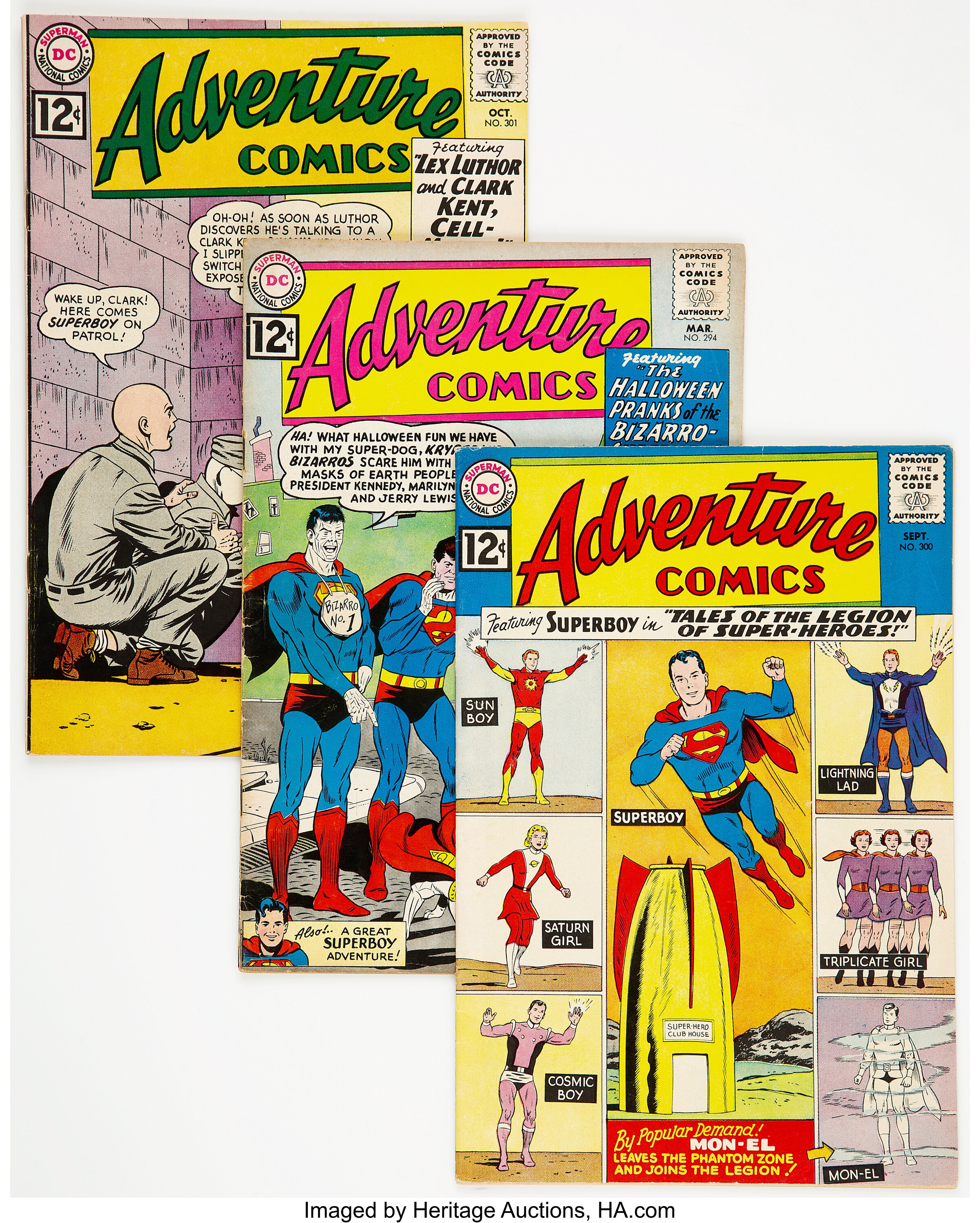 Adventure Comics #294-331 Group of 38 (DC, 1962-65) Condition: | Lot ...