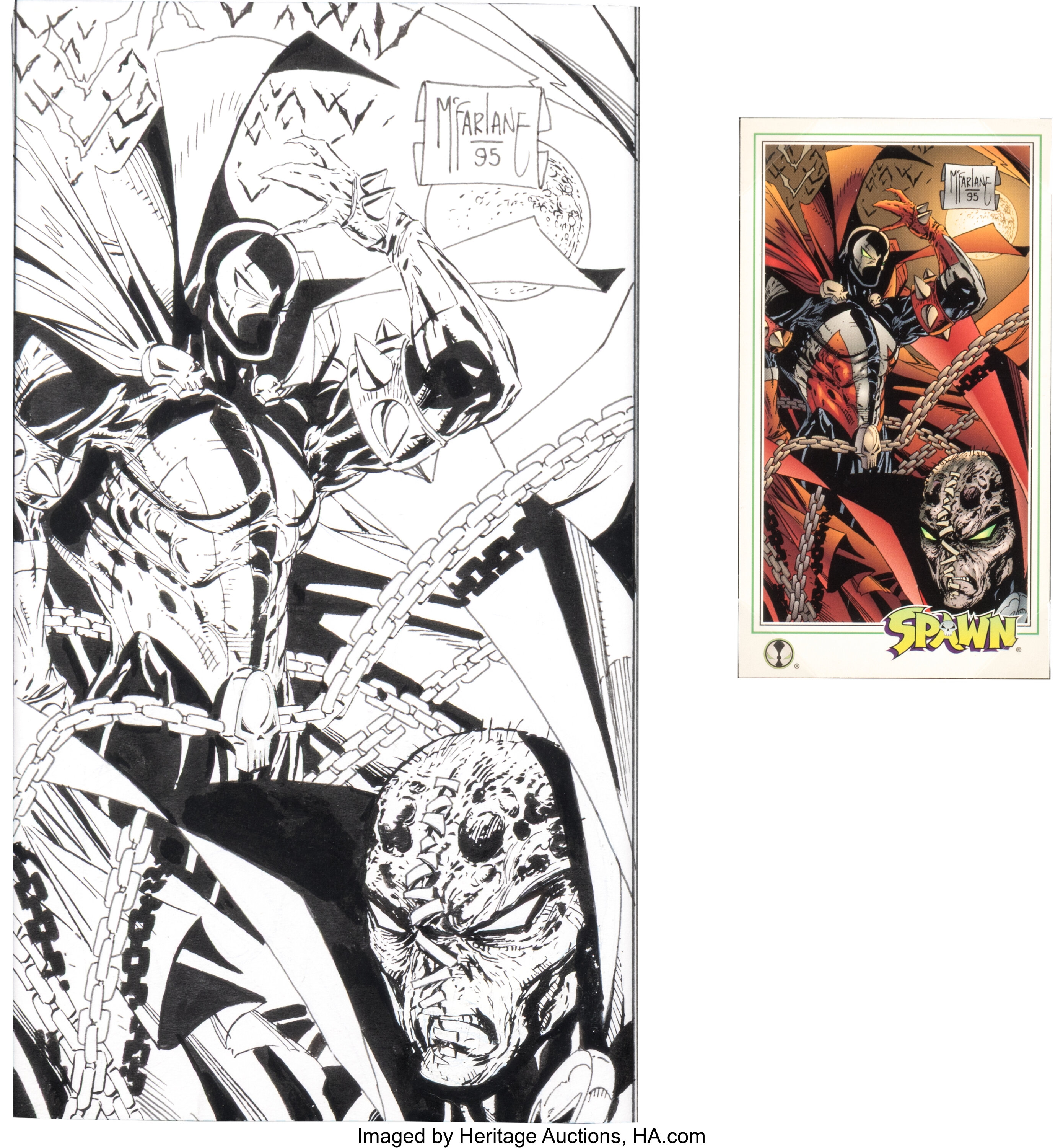 Todd McFarlane Spawn Chase Card #TG2 Widevision Trading Card | Lot ...
