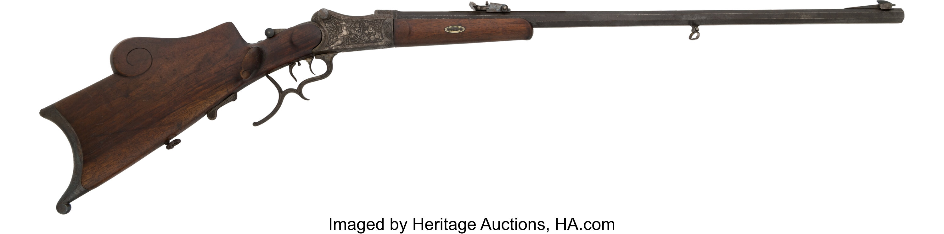 Engraved German Munchen Schutzen Target Rifle.. ... Long Guns | Lot ...