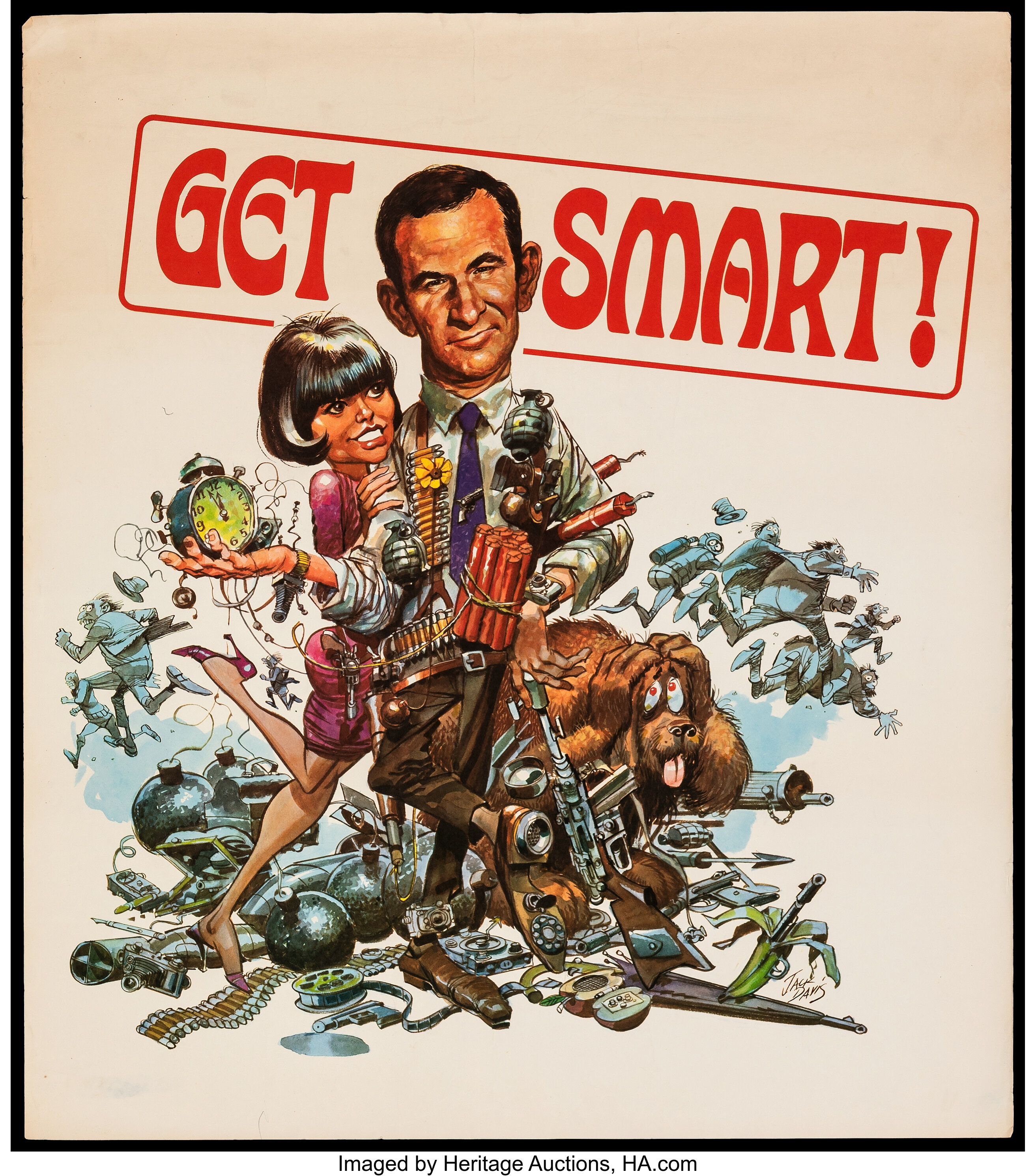 Get Smart & Other Lots (NBC, 1966). Rolled, Fine/Very Fine. Special ...
