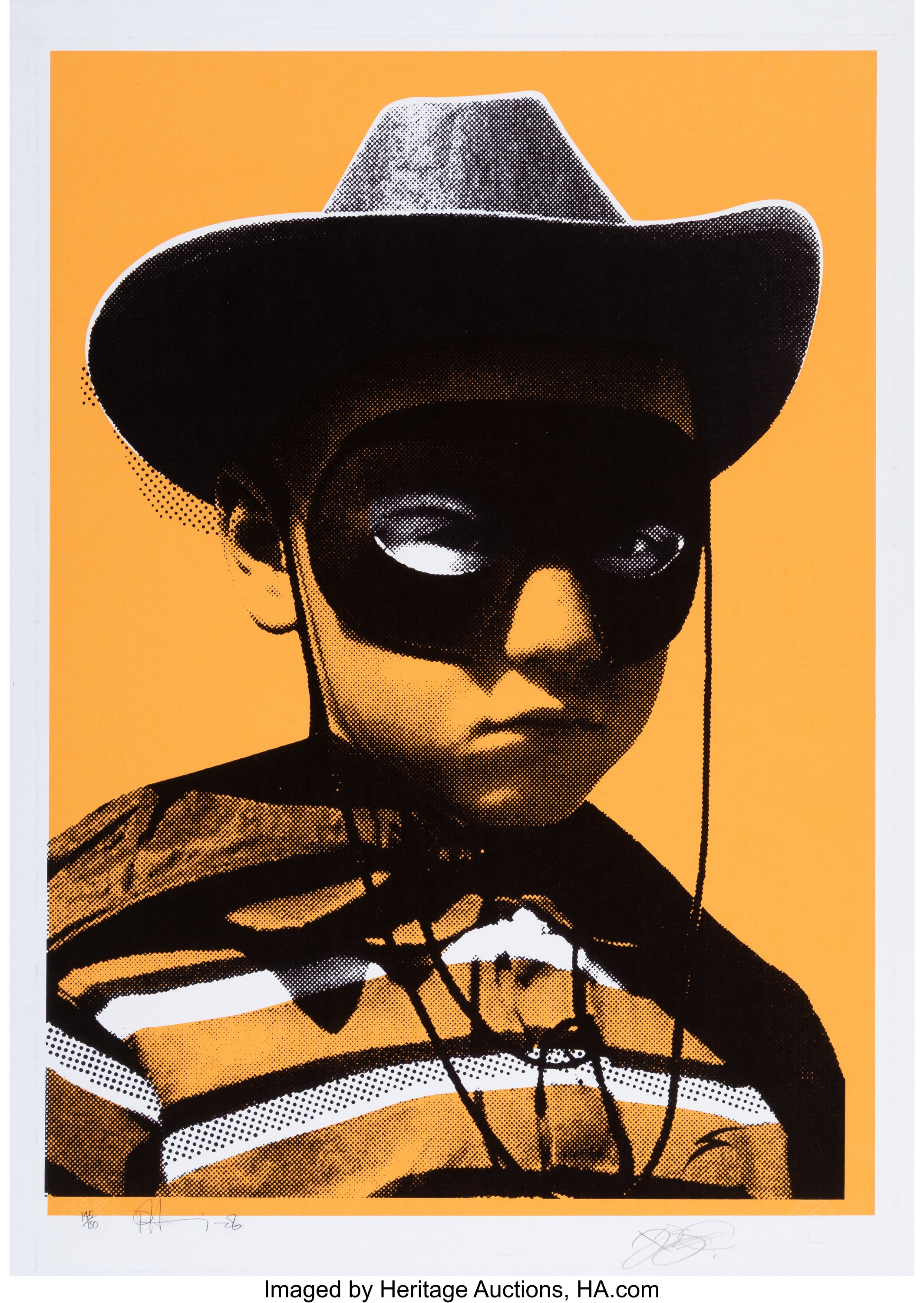 Paul Insect (b. 1971). DJ Shadow (Big Head) (Orange), 2006. | Lot ...