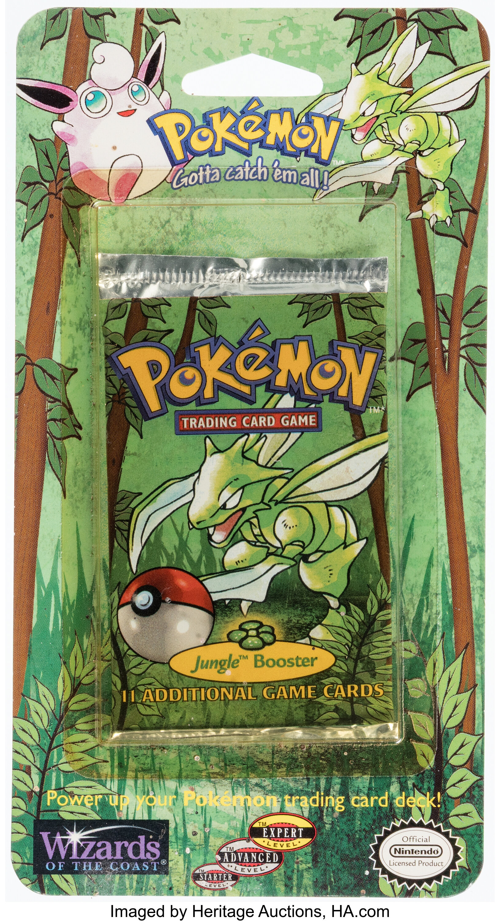 Pokémon Unlimited Jungle Sealed Blister Booster Pack (Wizards of | Lot ...