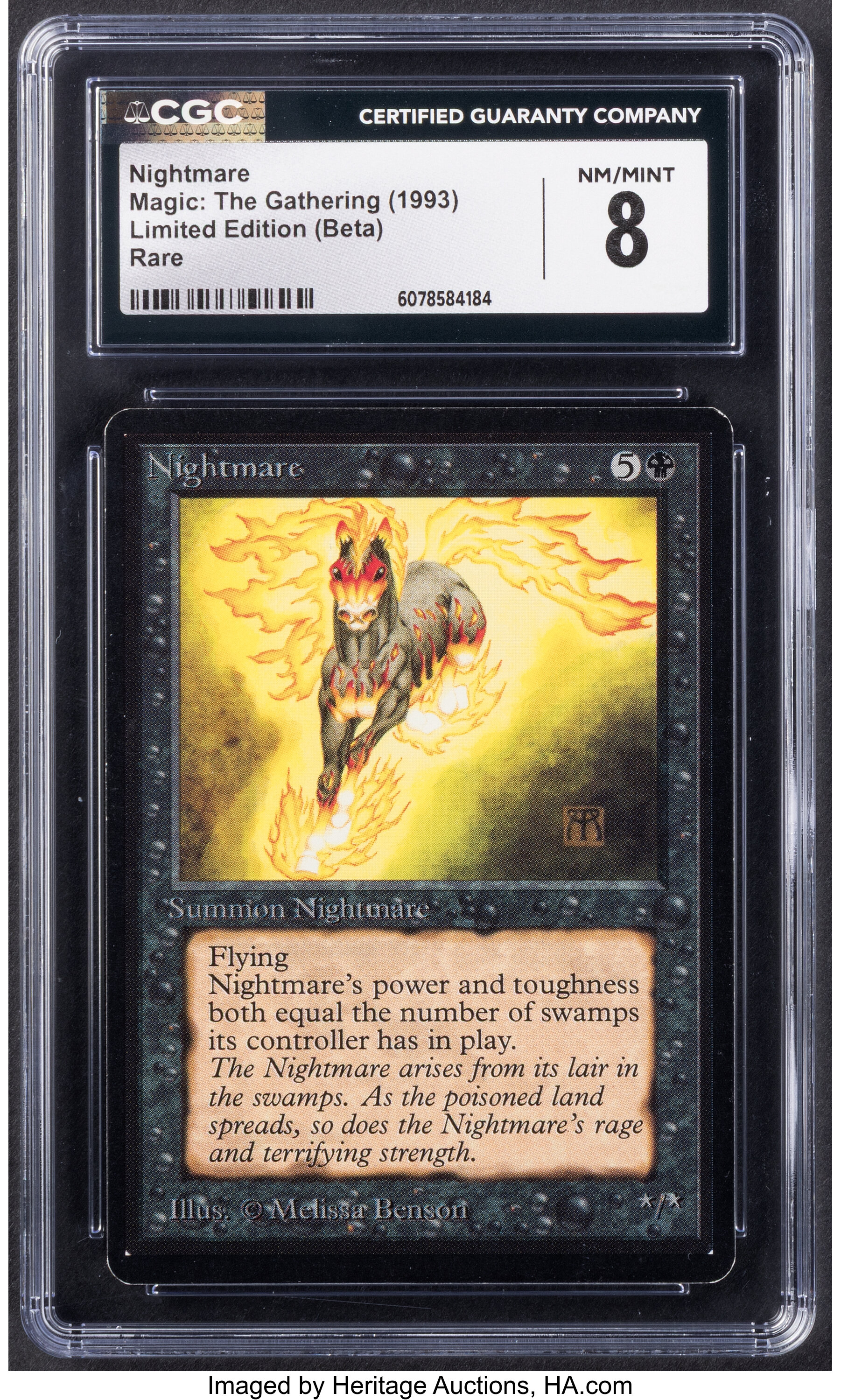 Magic: The Gathering Nightmare Limited Edition (Beta) CGC Trading | Lot ...